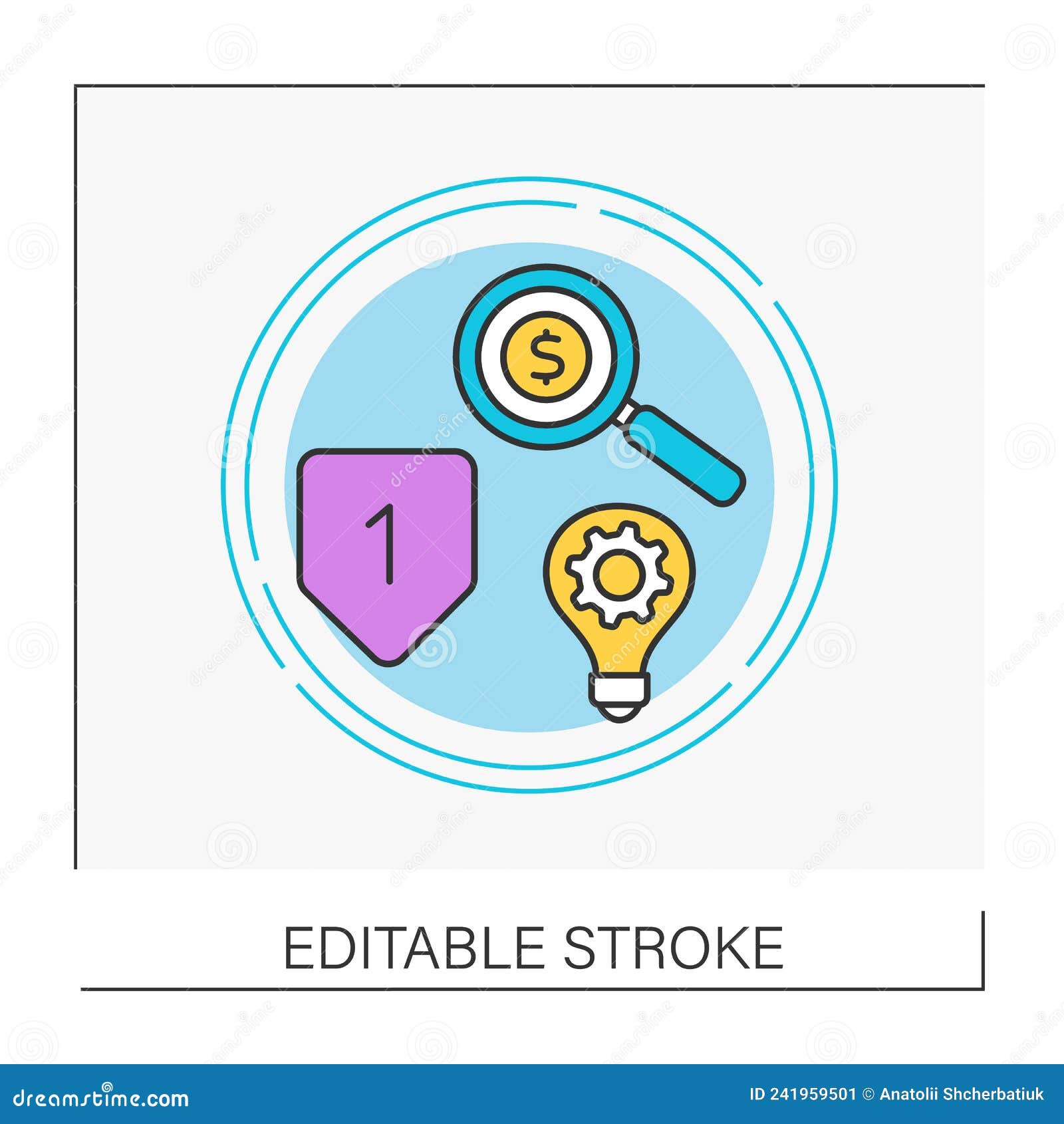 Sustaining Innovation Concept Line Icon Stock Vector - Illustration of ...