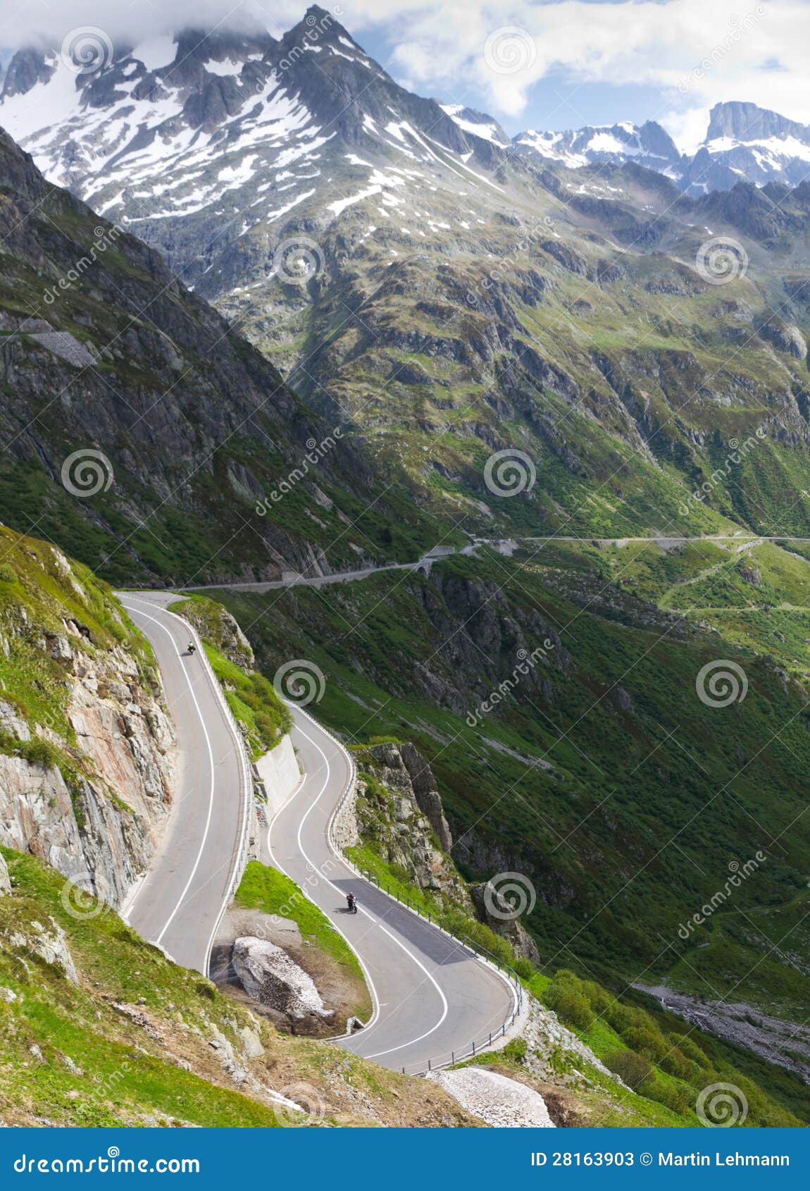 Susten Pass Road, Switzerland Stock Image - Image of alps, mountains ...