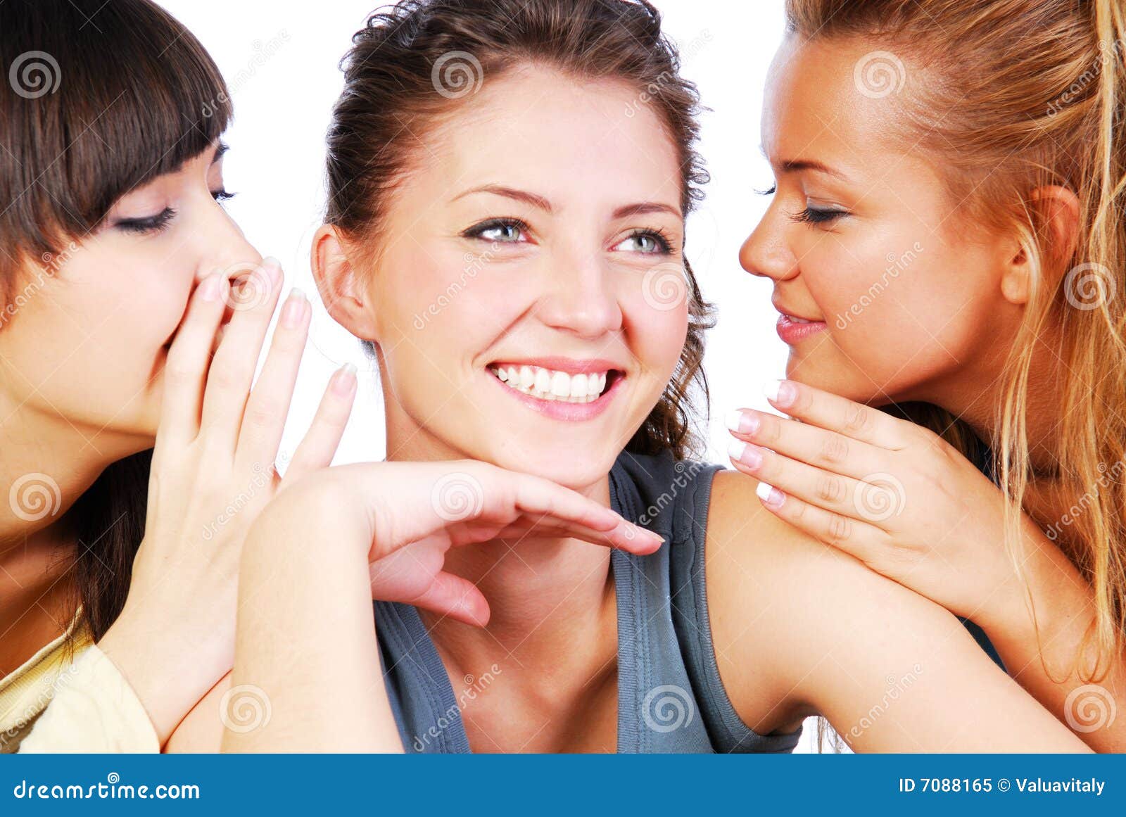 Susurro imagen de archivo. Imagen de secreto, hablador - 7088165