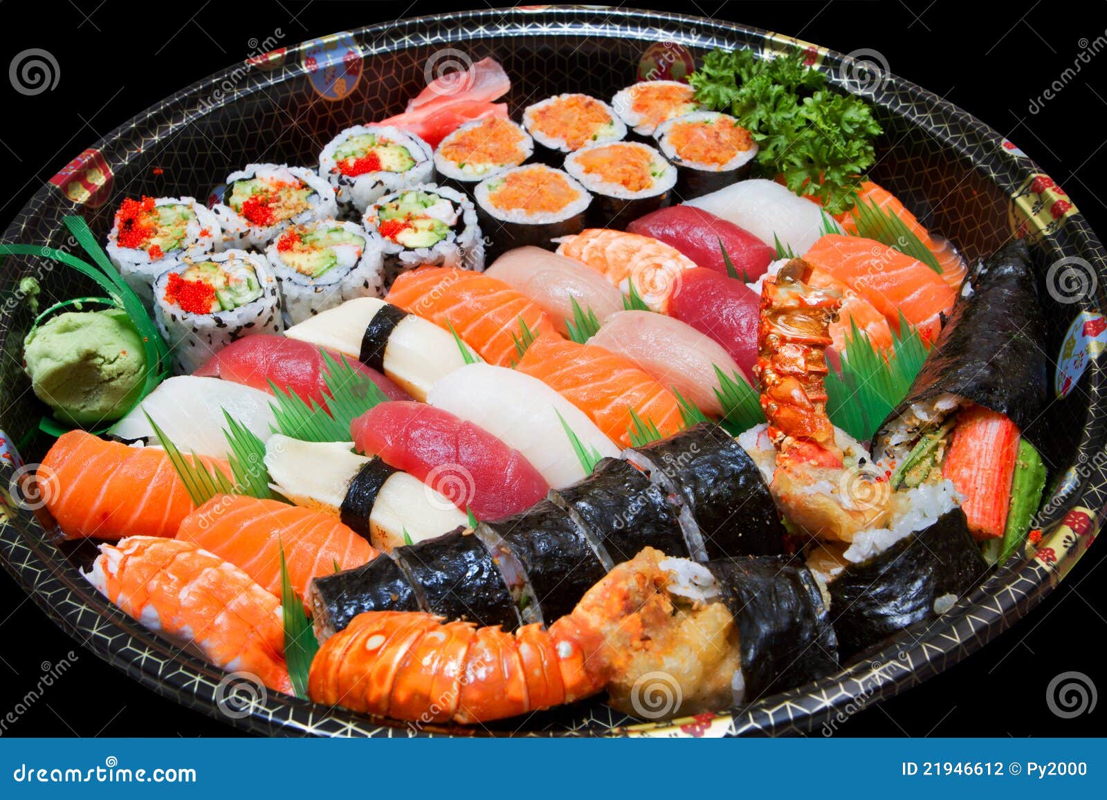 Suszi zdjęcie stock. Obraz złożonej z korzenny, jajko - 21946612