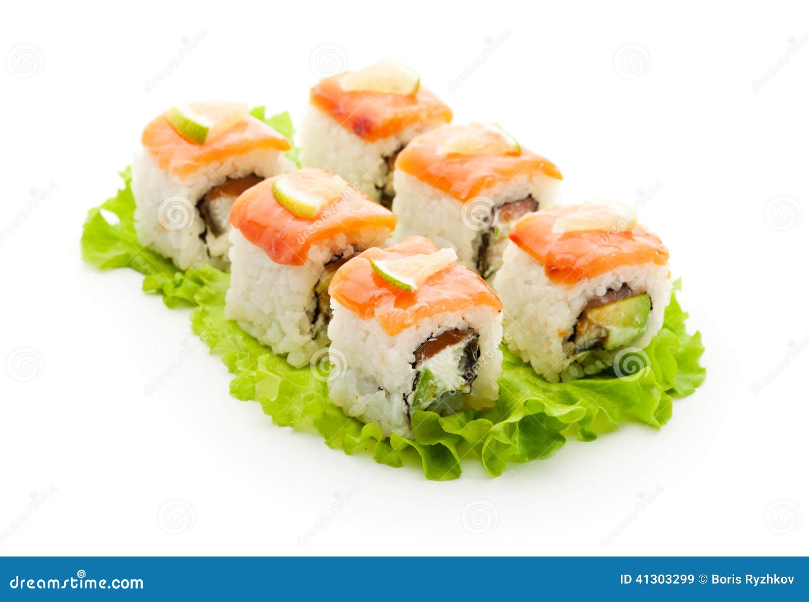 Suszi obraz stock. Obraz złożonej z ryż, posiłek, jedzenie - 41303299