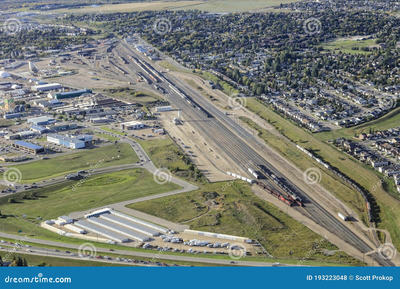 Sutherland Industrial Aerial Stock Photo - Image of architecture ...