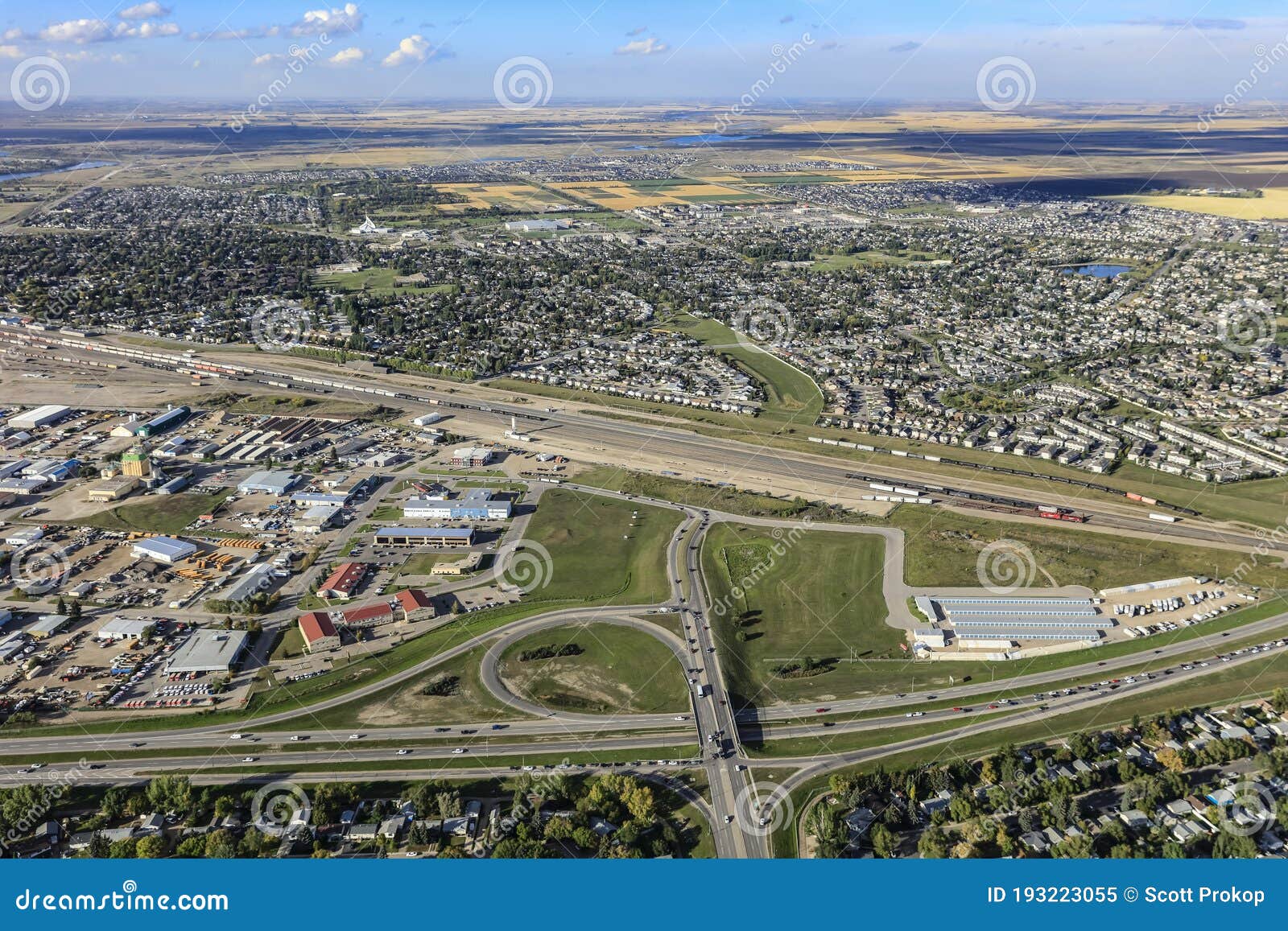 Sutherland Industrial Aerial Stock Image - Image of skyline, sutherland ...
