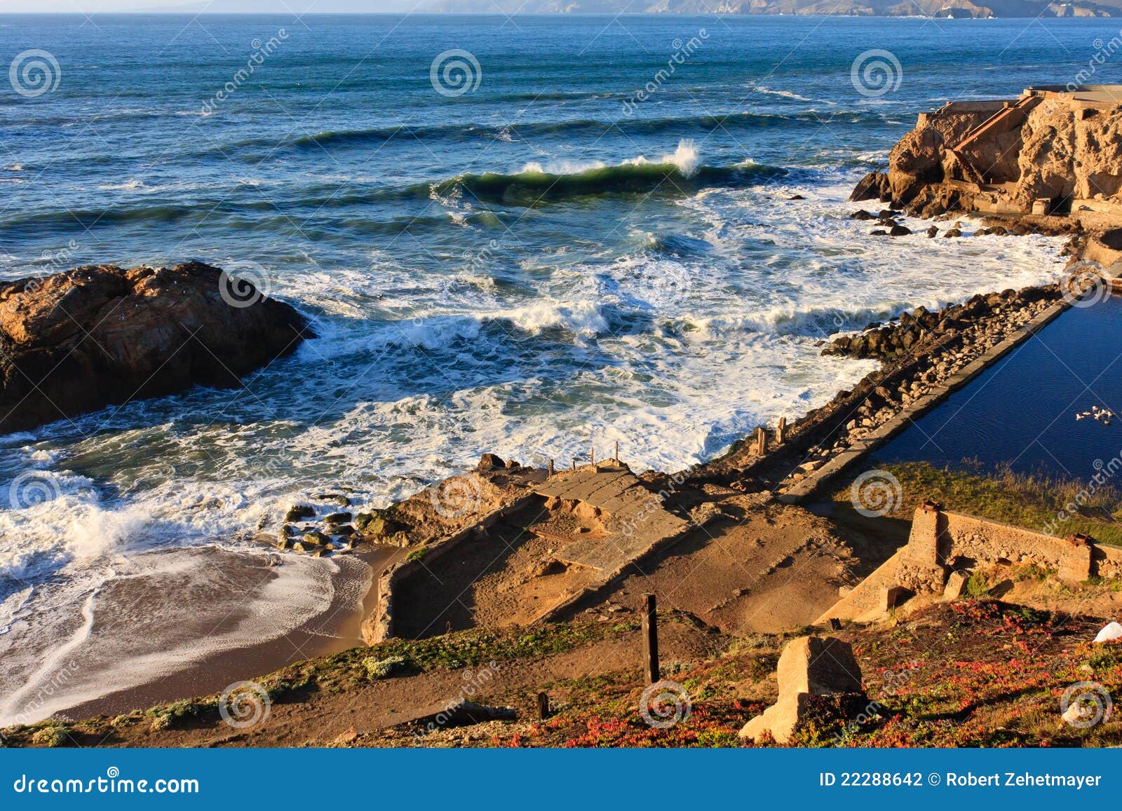 Sutro Baths in San Francisco Stock Photo - Image of cliff, ruins: 22288642
