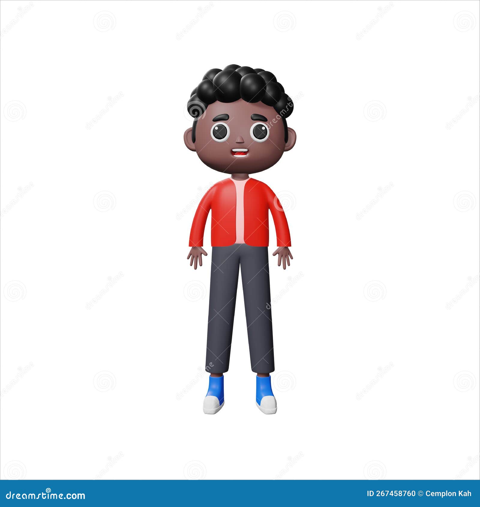 3D Man Character Illustration Stock Vector - Illustration of templates ...