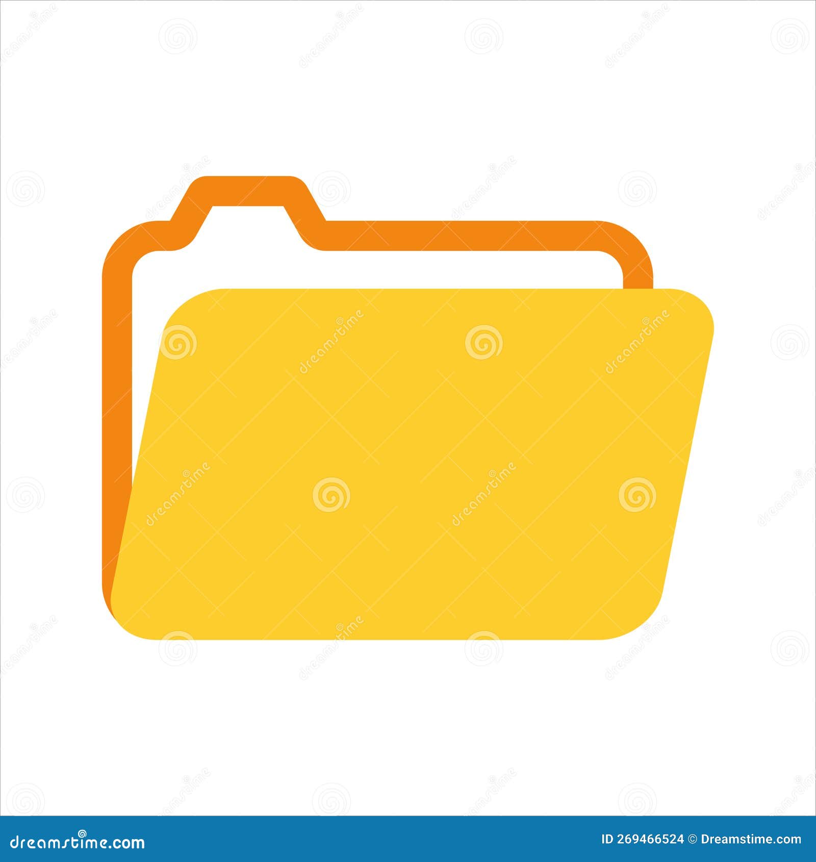 Modern Flat File Icon stock vector. Illustration of design - 269466524