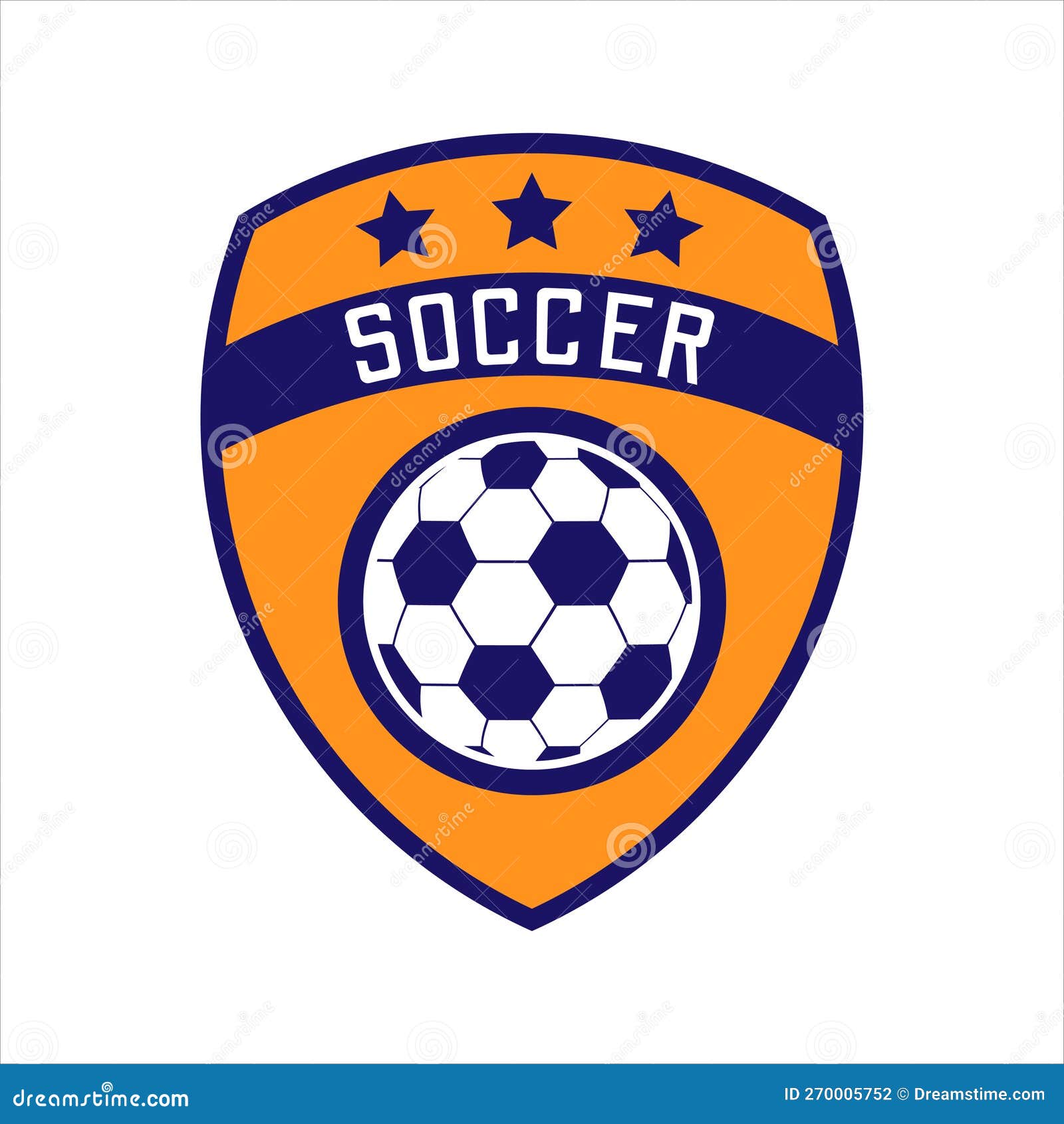 Soccer Logo stock illustration. Illustration of line - 270005752