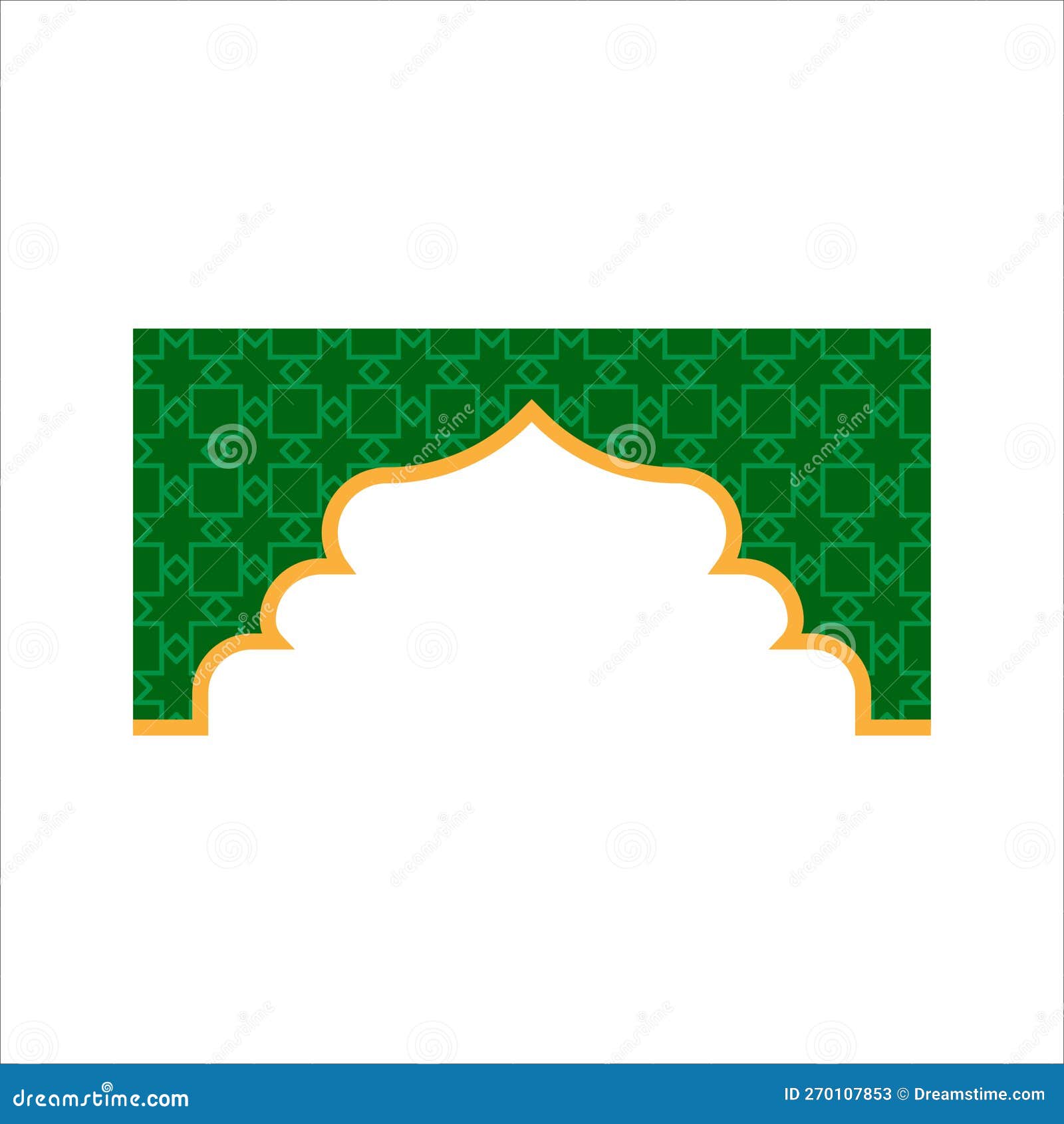Islamic Frame stock vector. Illustration of used, break - 270107853