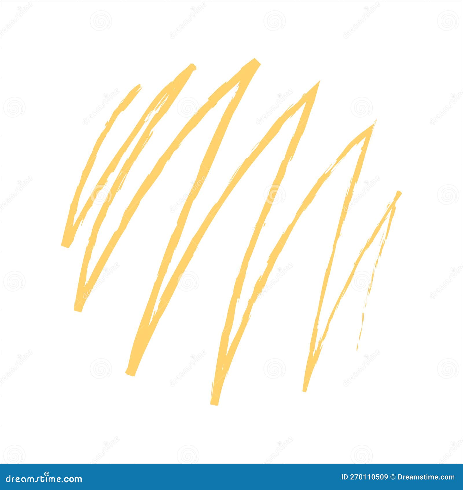 Flat Scrible stock vector. Illustration of design, scrible - 270110509