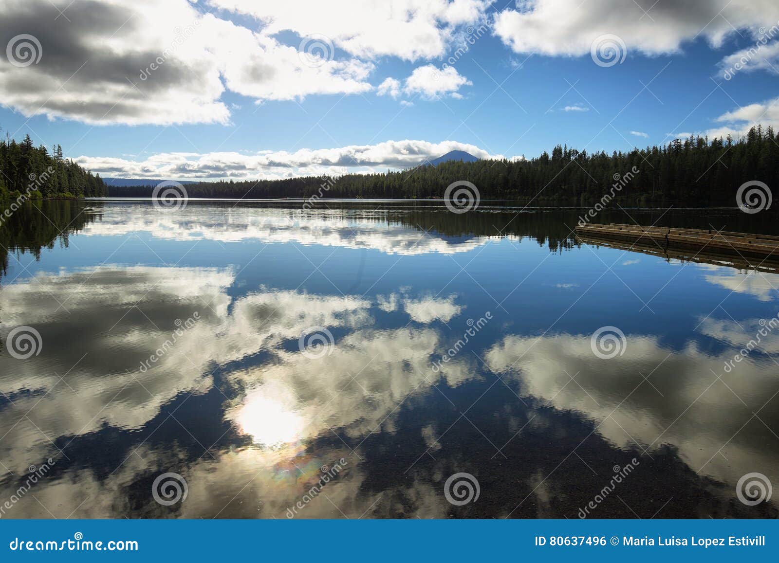 Suttle Lake, Oregon stock photo. Image of landscape, lagoon - 80637496