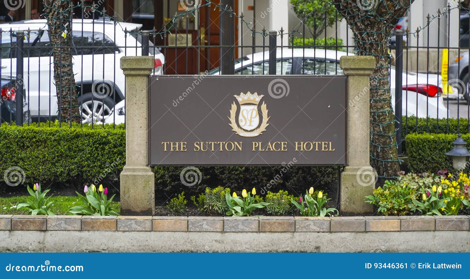 The Sutton Place Hotel in Vancouver - VANCOUVER - CANADA - APRIL 12 ...