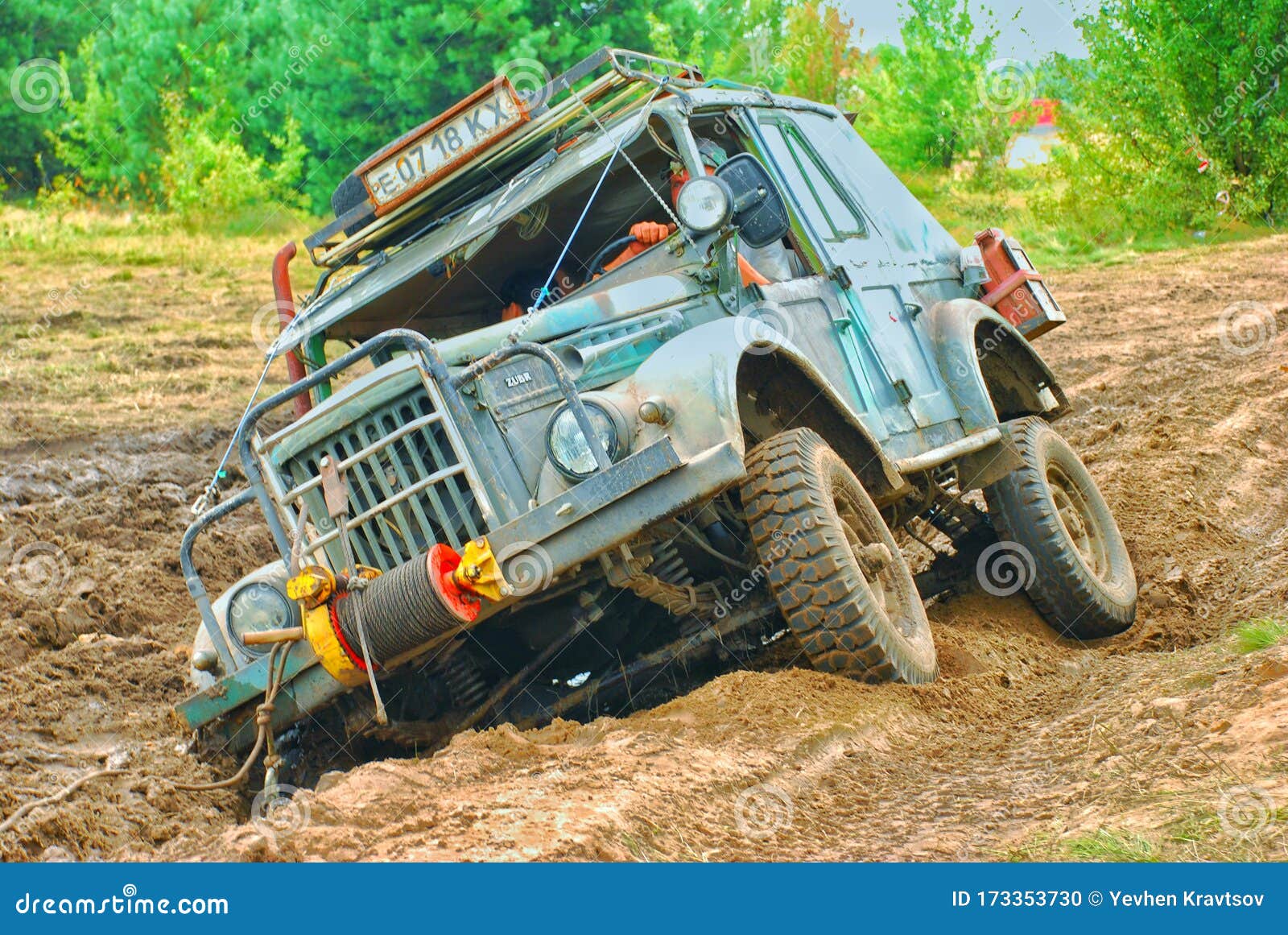SUV Car. Competitions, Off-road Rally Editorial Image - Image of rally ...