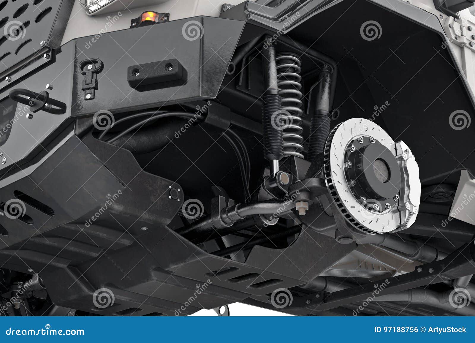 Suv car disk, close view stock illustration. Illustration of technology ...
