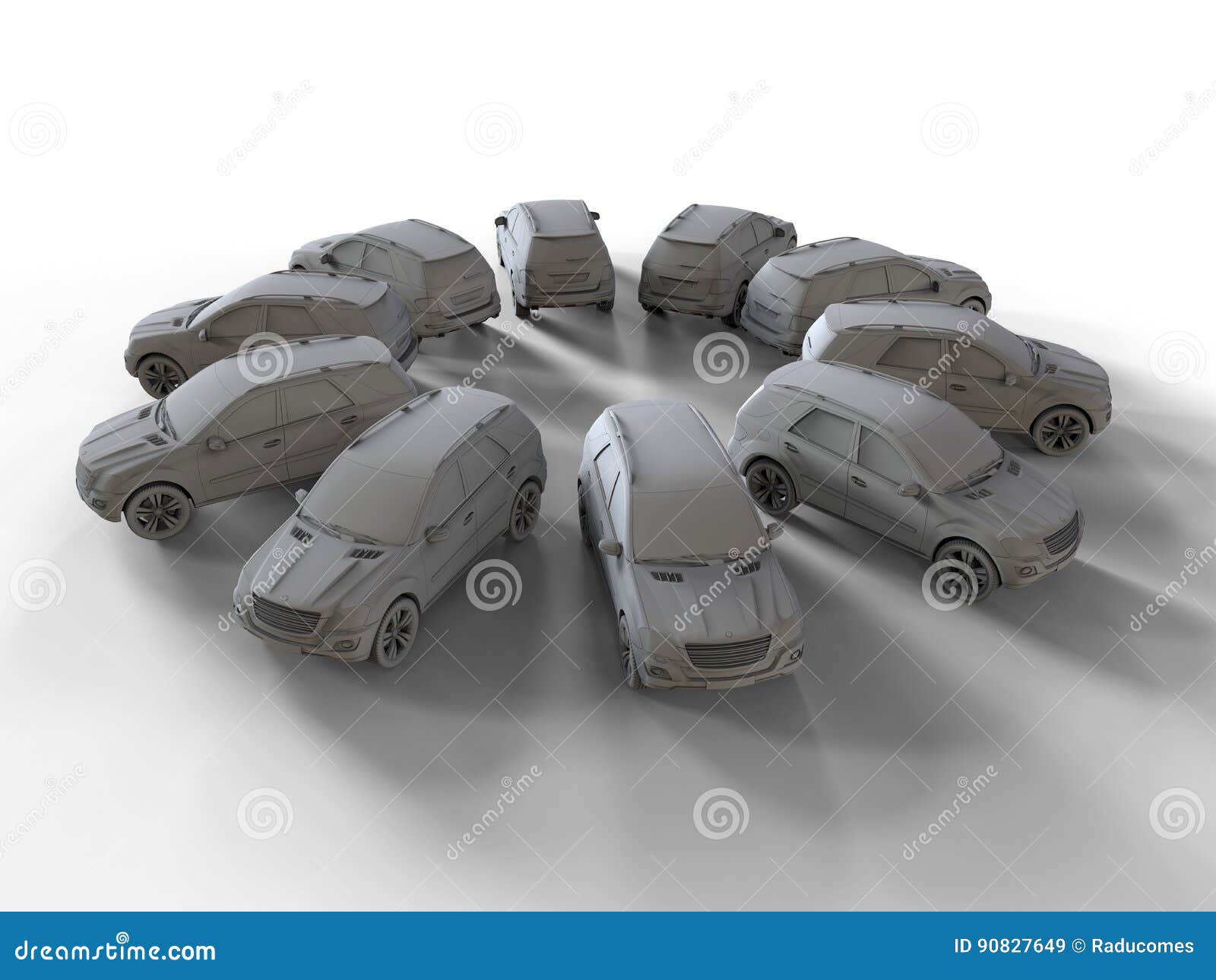 SUV car meeting concept stock illustration. Illustration of prix - 90827649