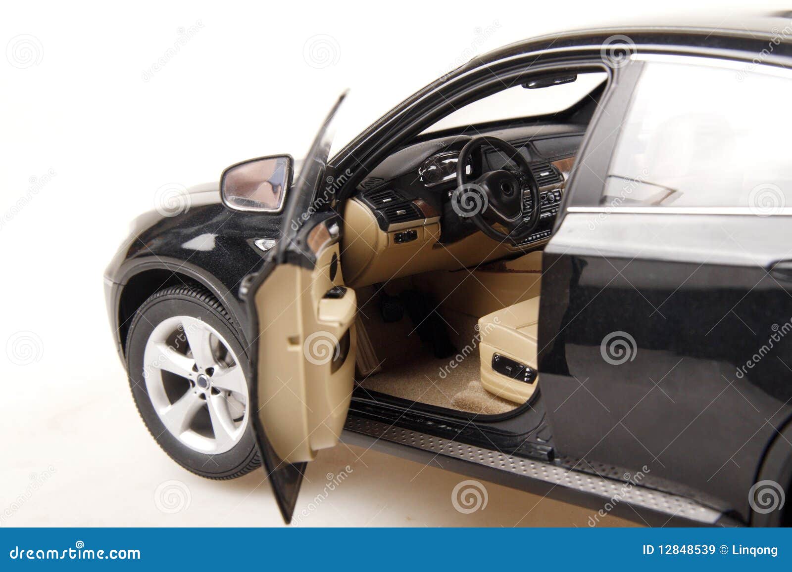 SUV car side view stock image. Image of background, rich - 12848539