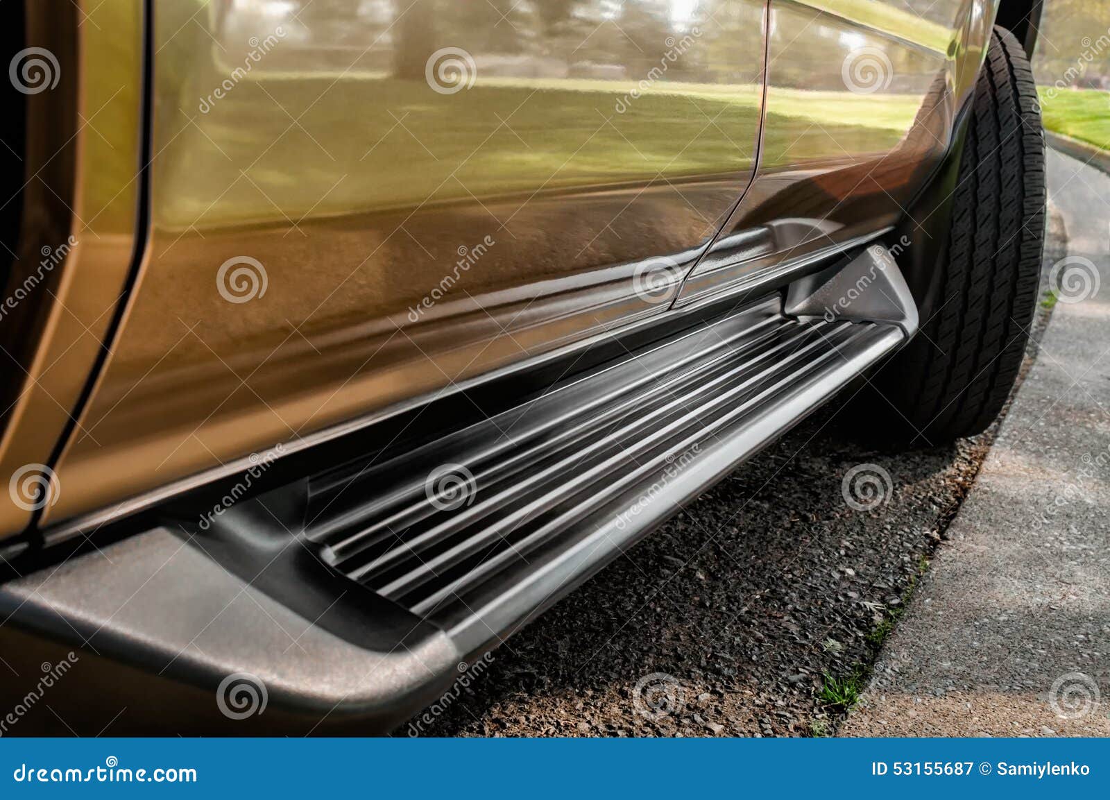 SUV Running Board stock image. Image of utility, running - 53155687