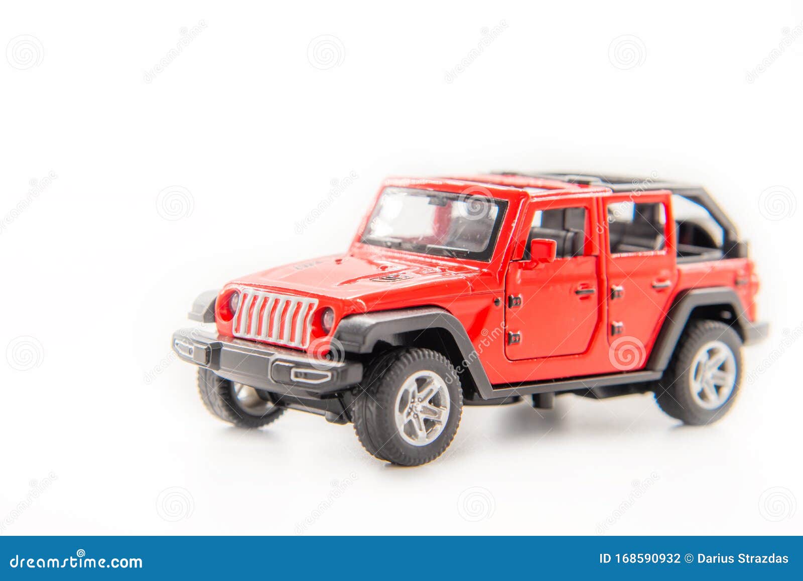 Suv toy car, red color stock photo. Image of truck, cars - 168590932
