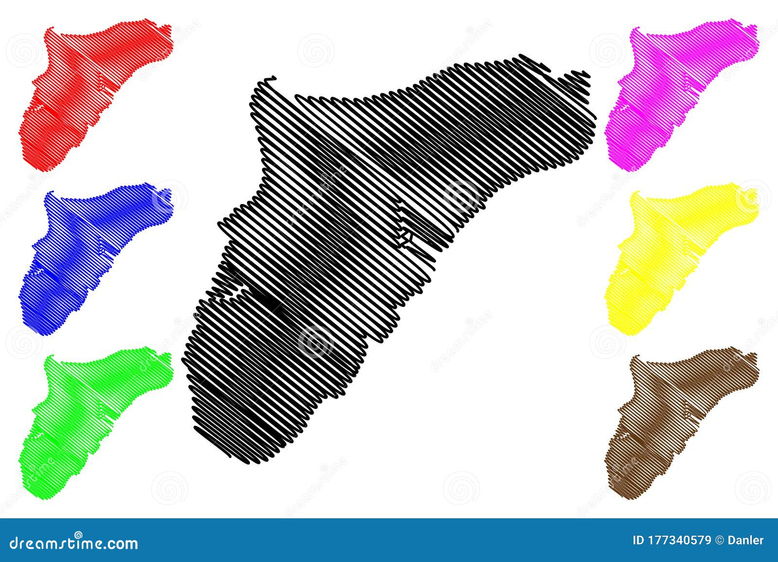 Suva City Republic of Fiji Map Vector Illustration, Scribble Sketch ...