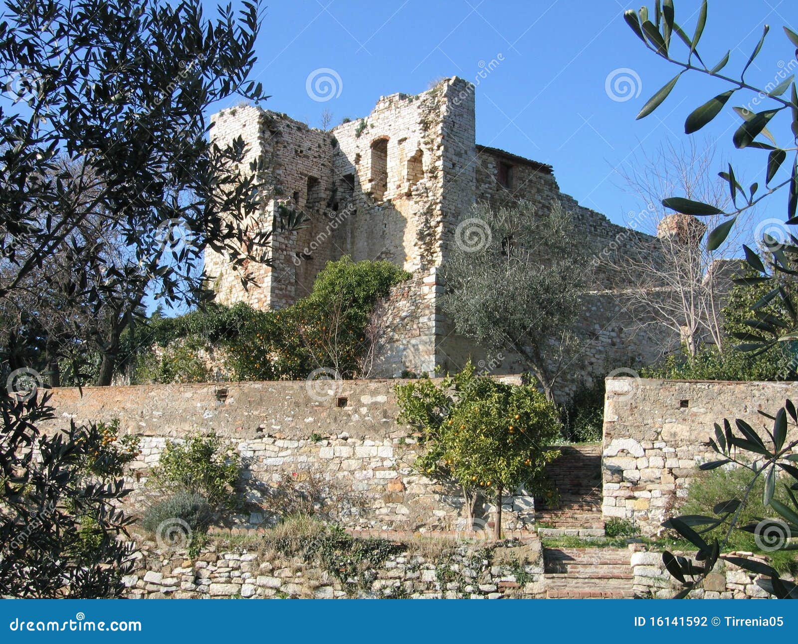 Suvereto - La Rocca Aldobrandesca Stock Photo - Image of ruins, site ...