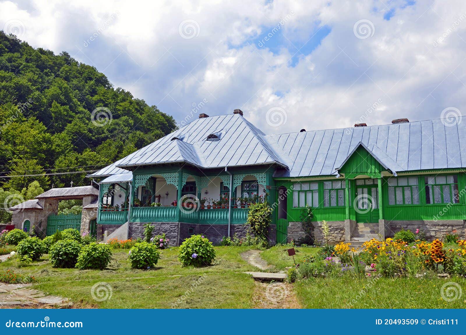 Suzana home stock image. Image of europe, monastery, attraction - 20493509