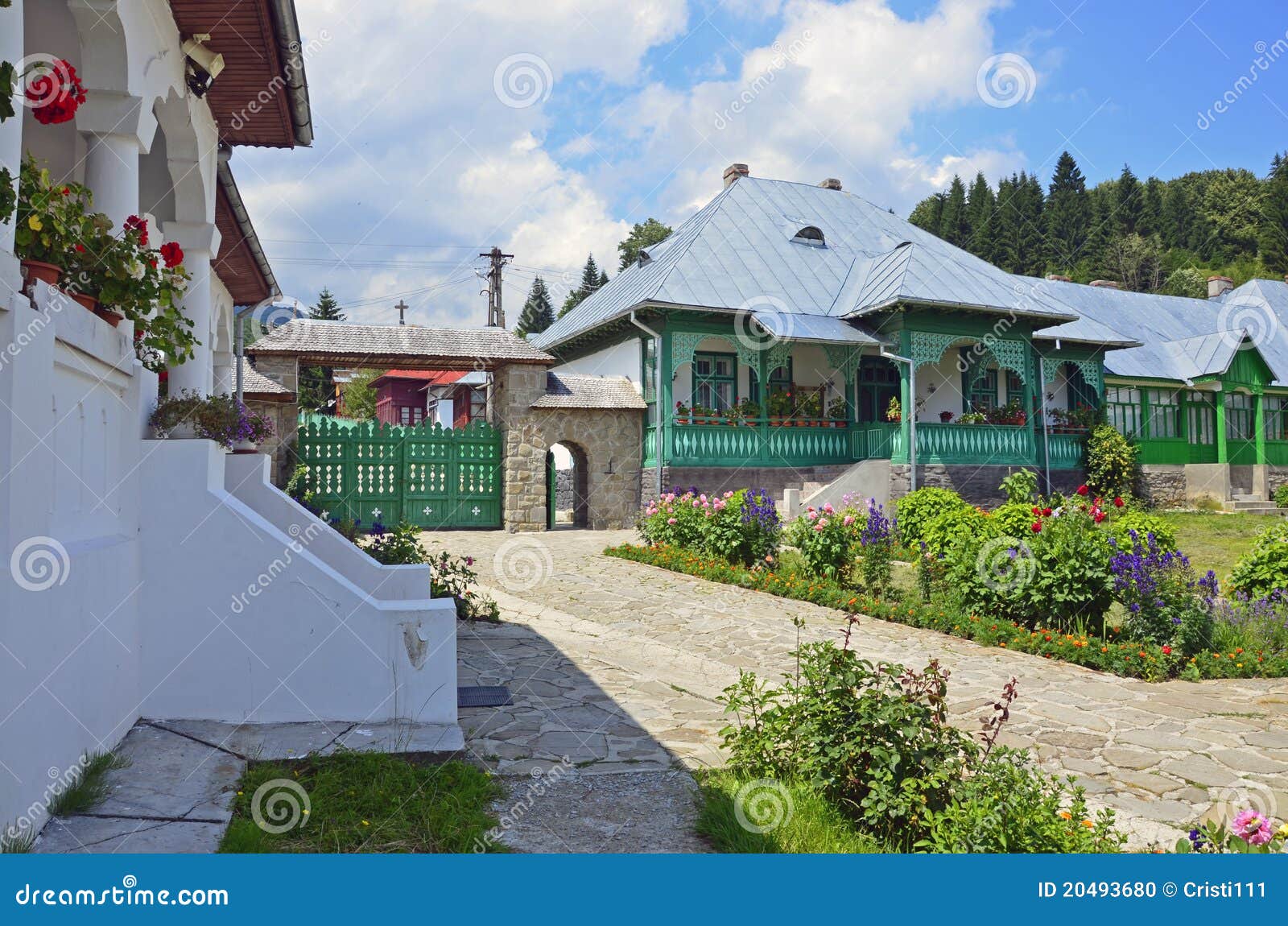 Suzana nuns house stock photo. Image of destination, house - 20493680
