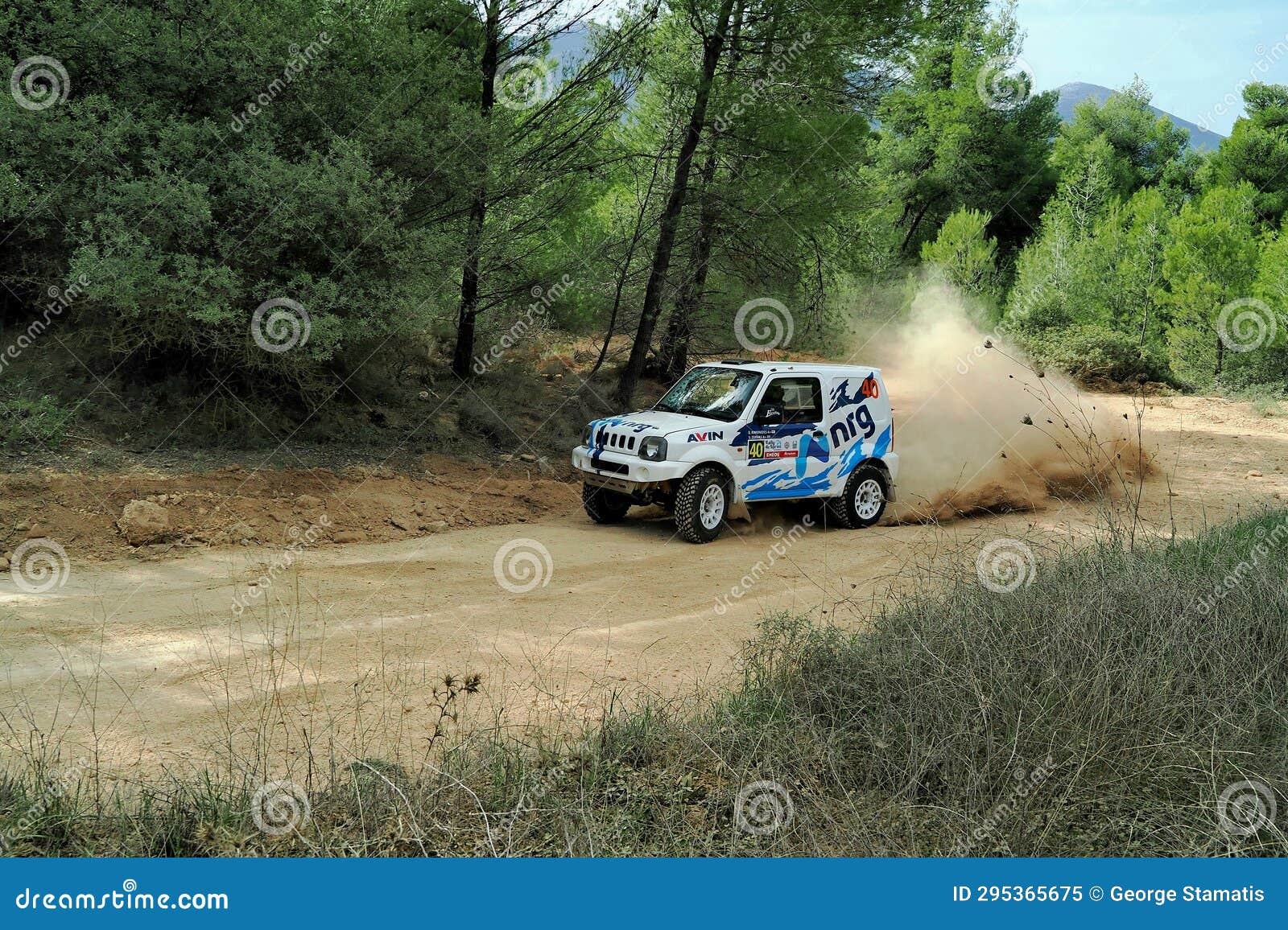 SUZUKI JIMNY - Rallying in Greece Editorial Image - Image of rallying ...