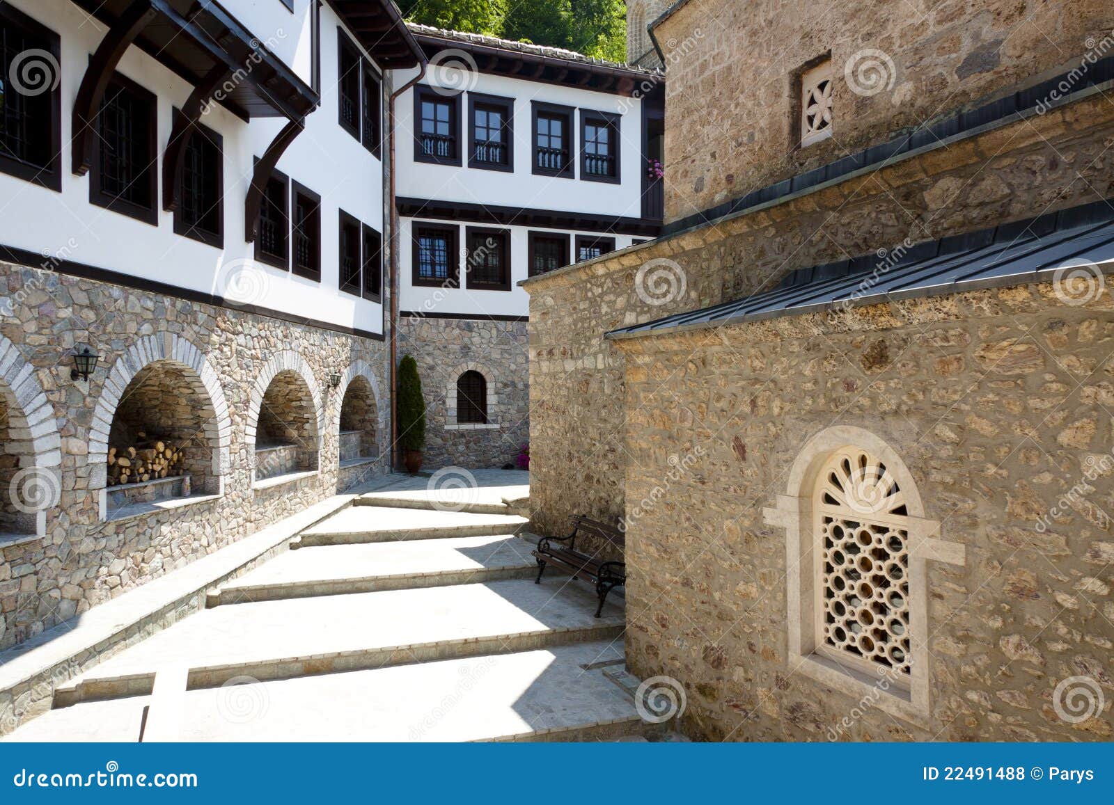 Sv. Jovan Bigorski, Old Monastery - Macedonia Stock Photo - Image of ...