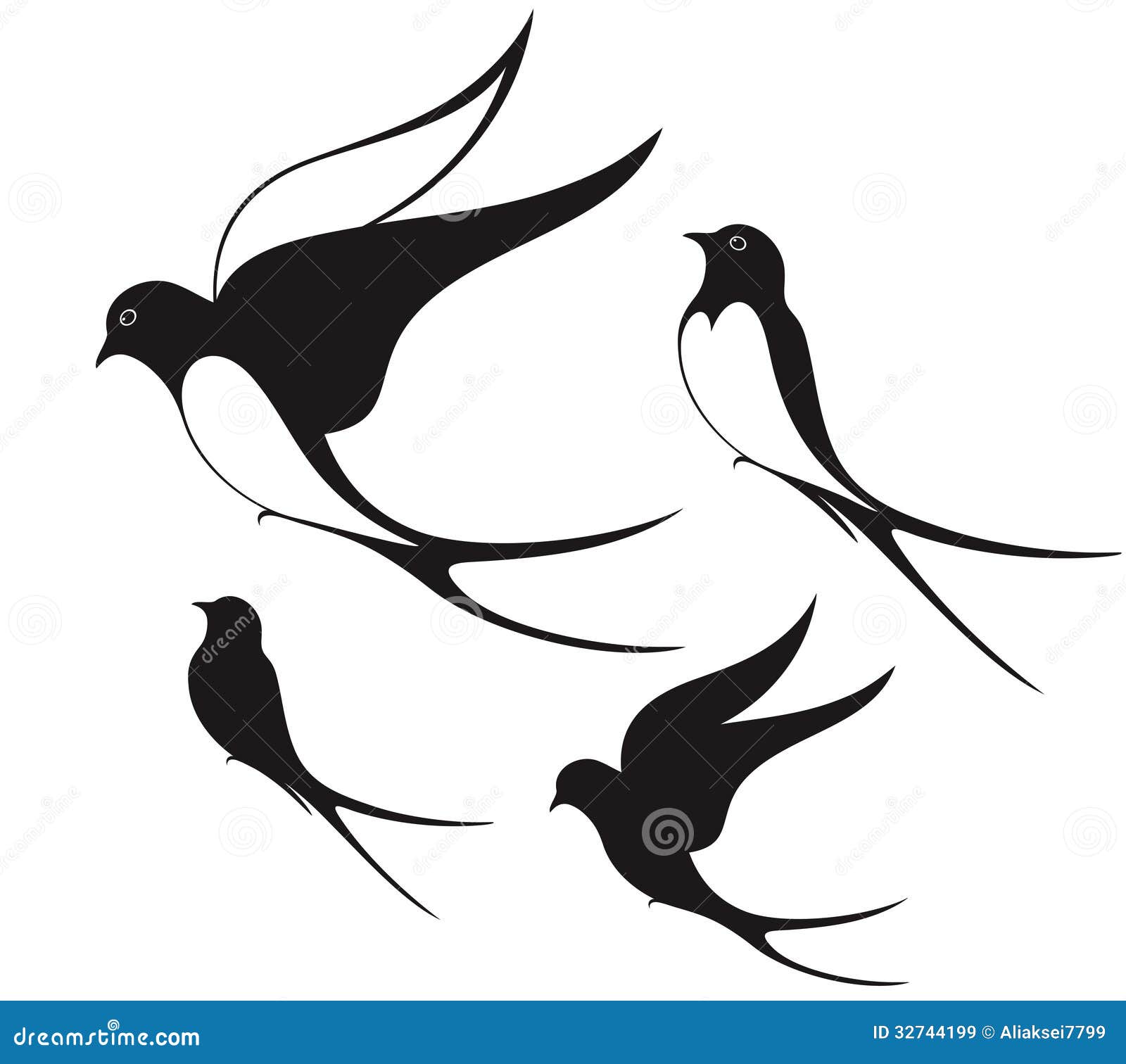 Svala vektor illustrationer. Illustration av svart, utformning - 32744199