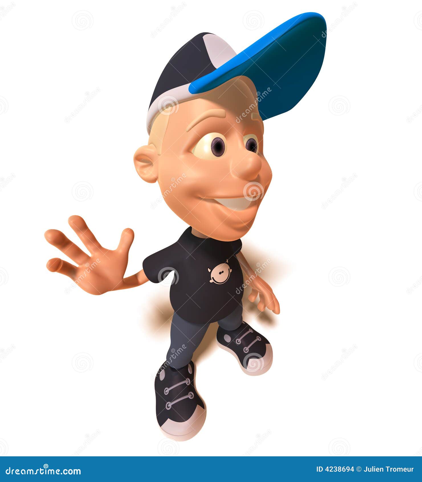 Svalna ungen stock illustrationer. Illustration av barn - 4238694