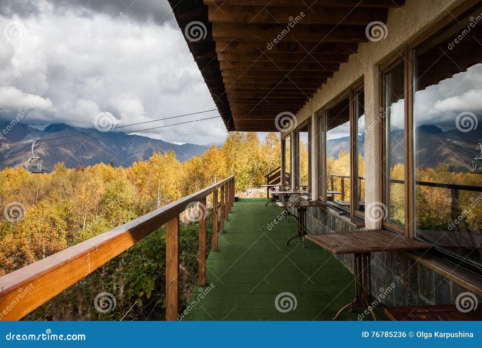 Svanetia in autumn stock photo. Image of autumn, background - 76785236