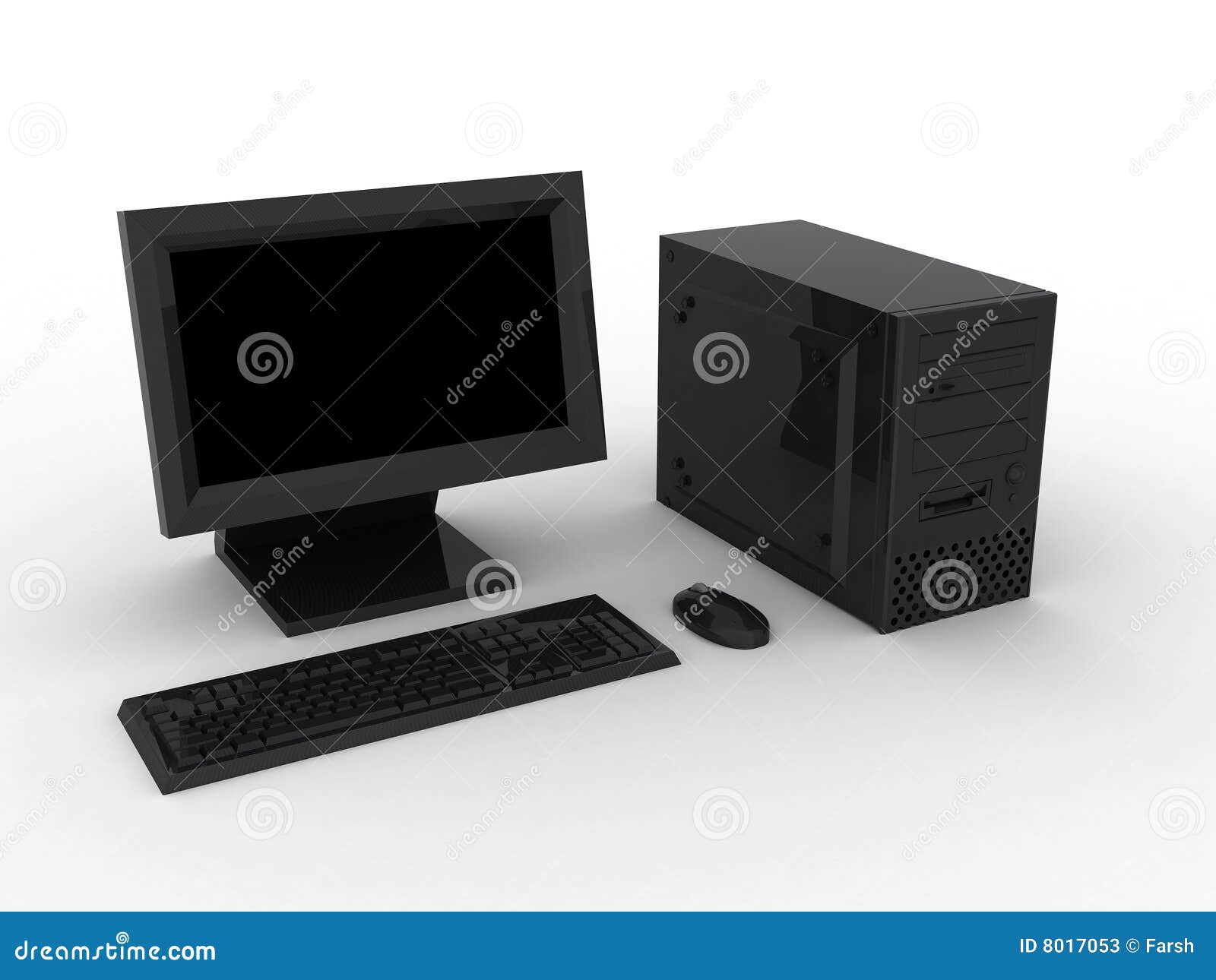 Svart Dator Bild. Bild: 8017053