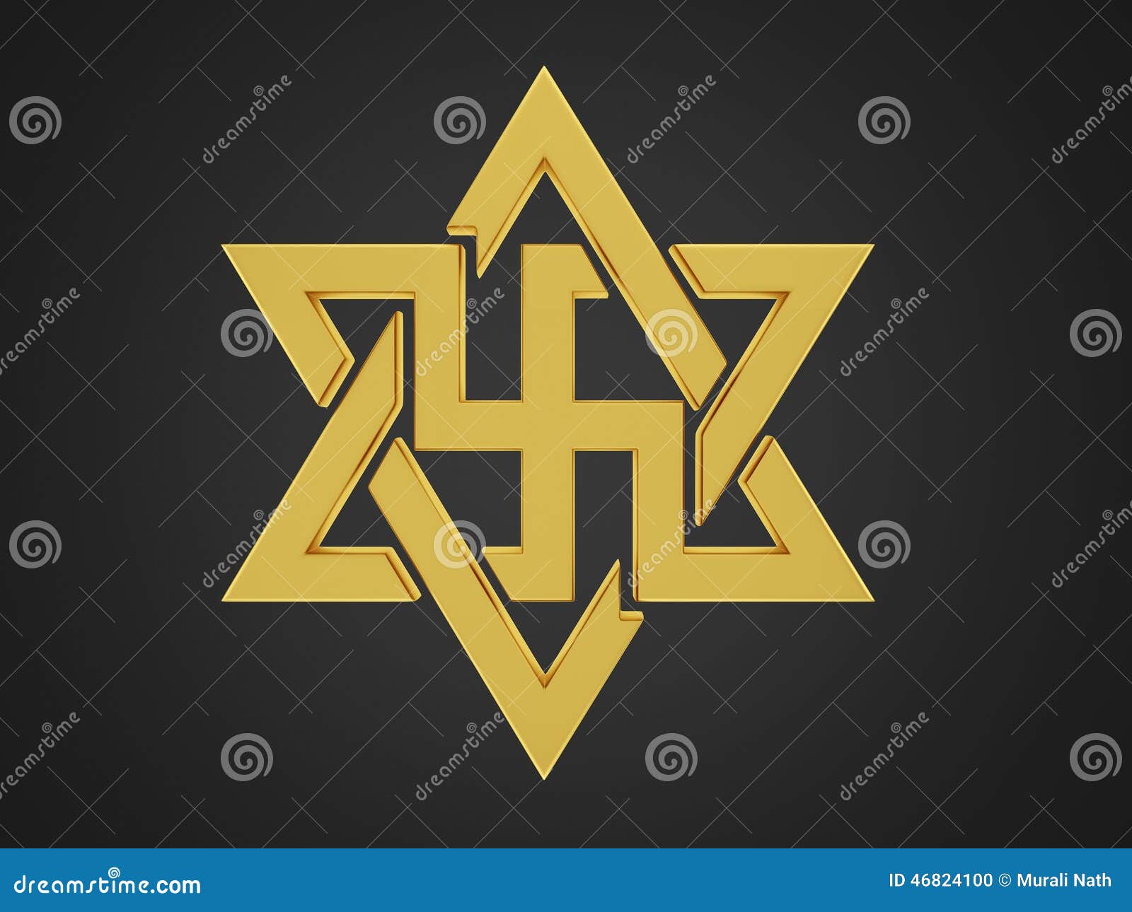 Svastika illustration stock. Illustration du impression - 46824100