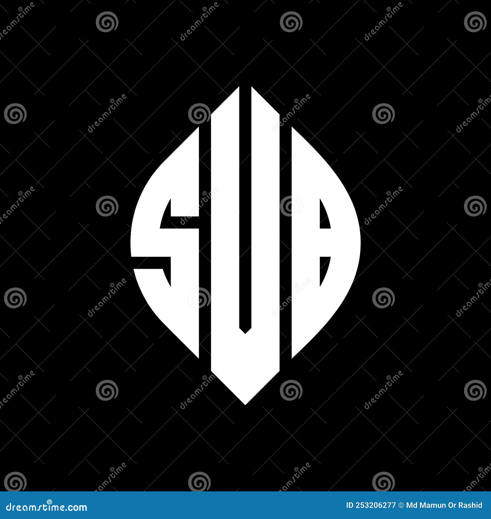 SVB Circle Letter Logo Design with Circle and Ellipse Shape. SVB ...