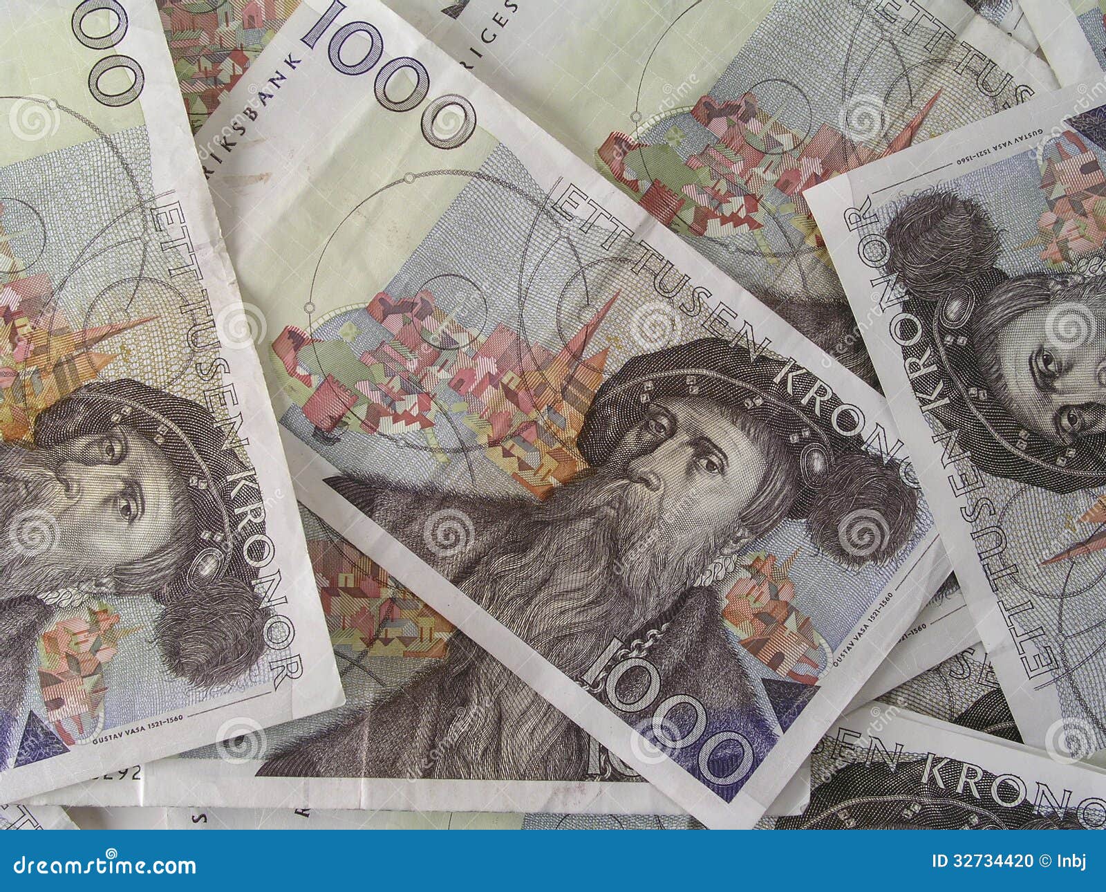 Svensk valuta - kr 1000 arkivfoto. Bild av kommersiellt - 32734420