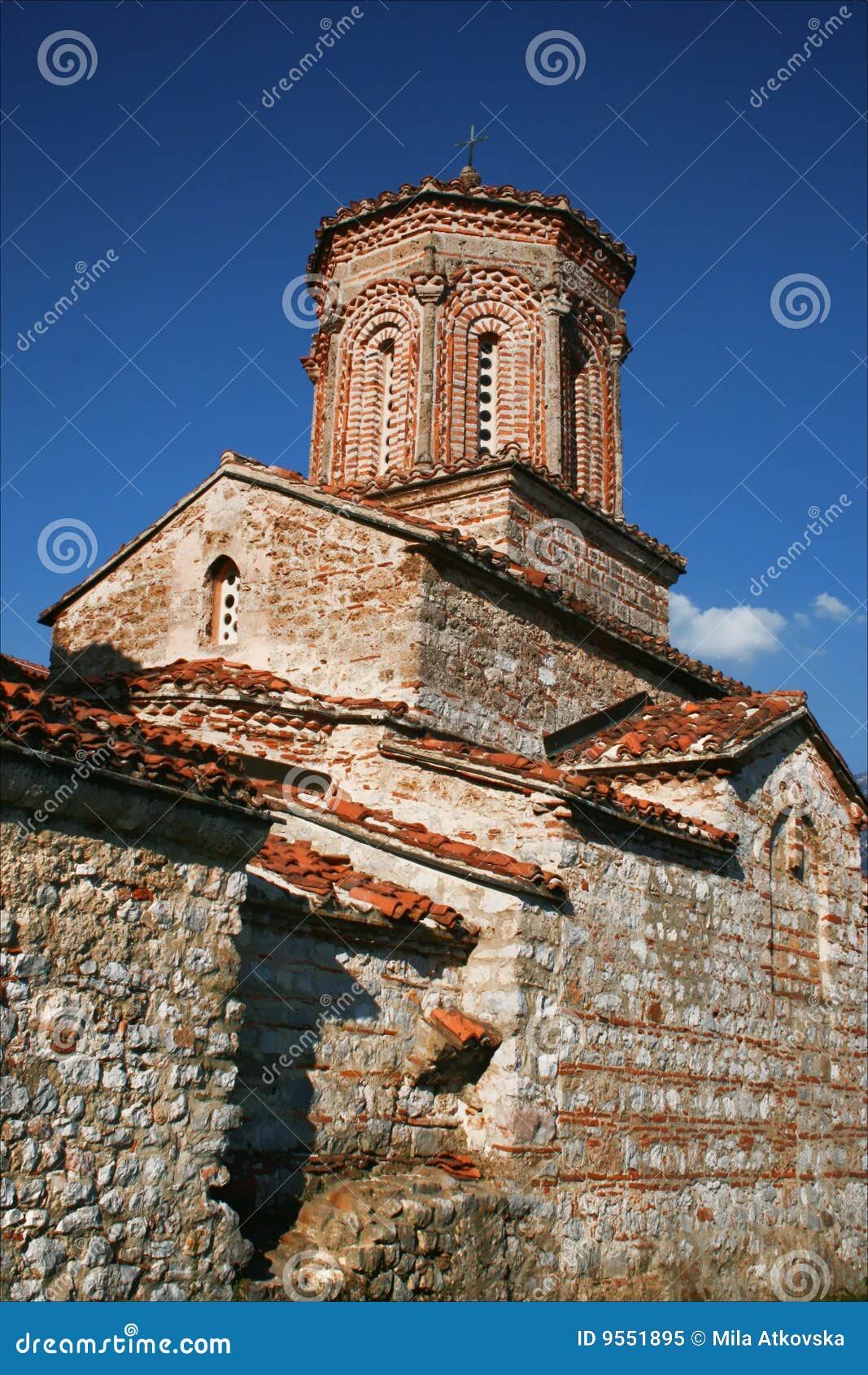 Sveti Naum Monastery in Macedonia Stock Image - Image of culture, night ...