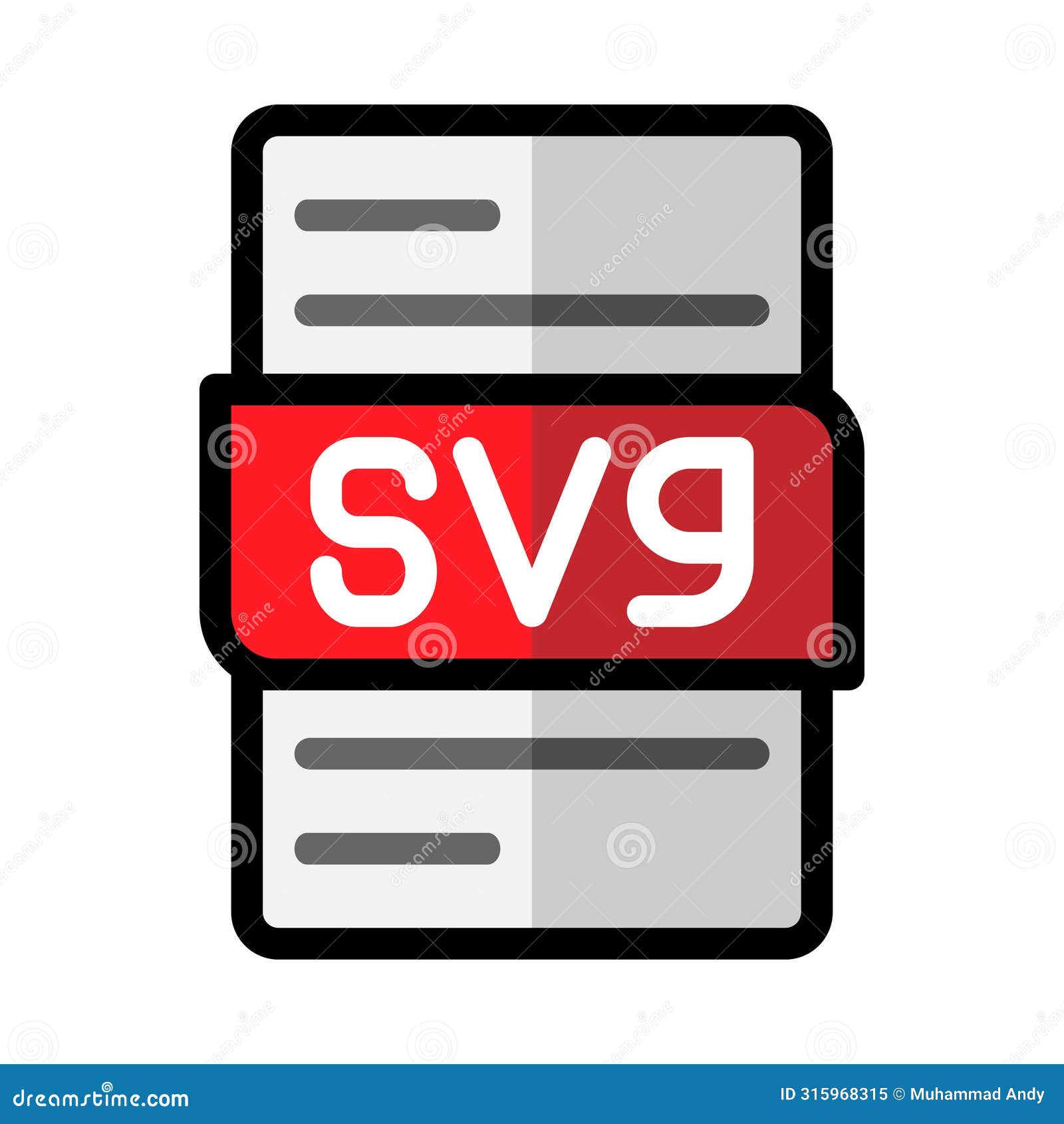 Svg File Type Flat Icons. Document Files Format Graphic Design Outline ...