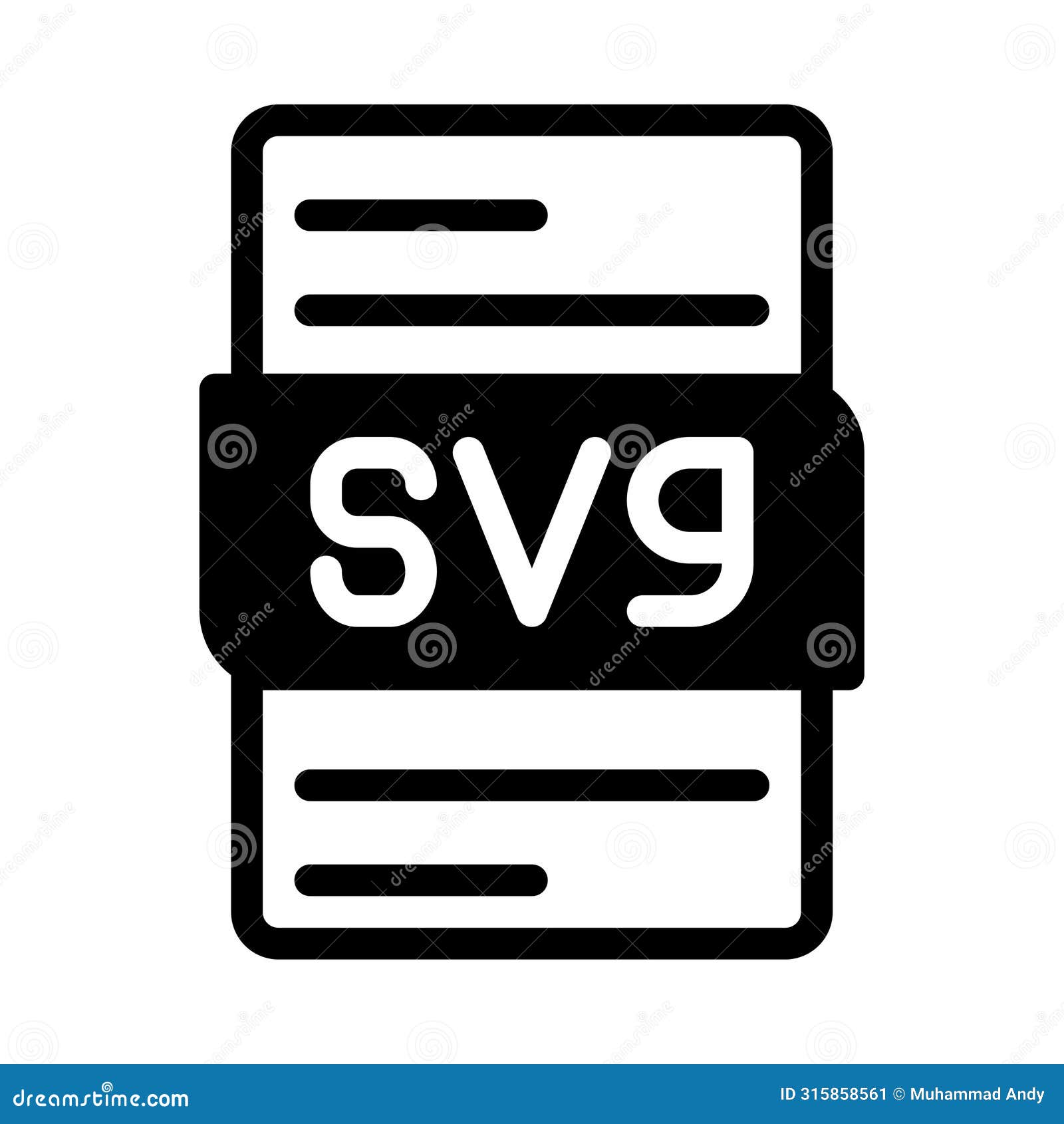 Svg File Type Icon. Files Document Graphic Design. with Outline Style ...