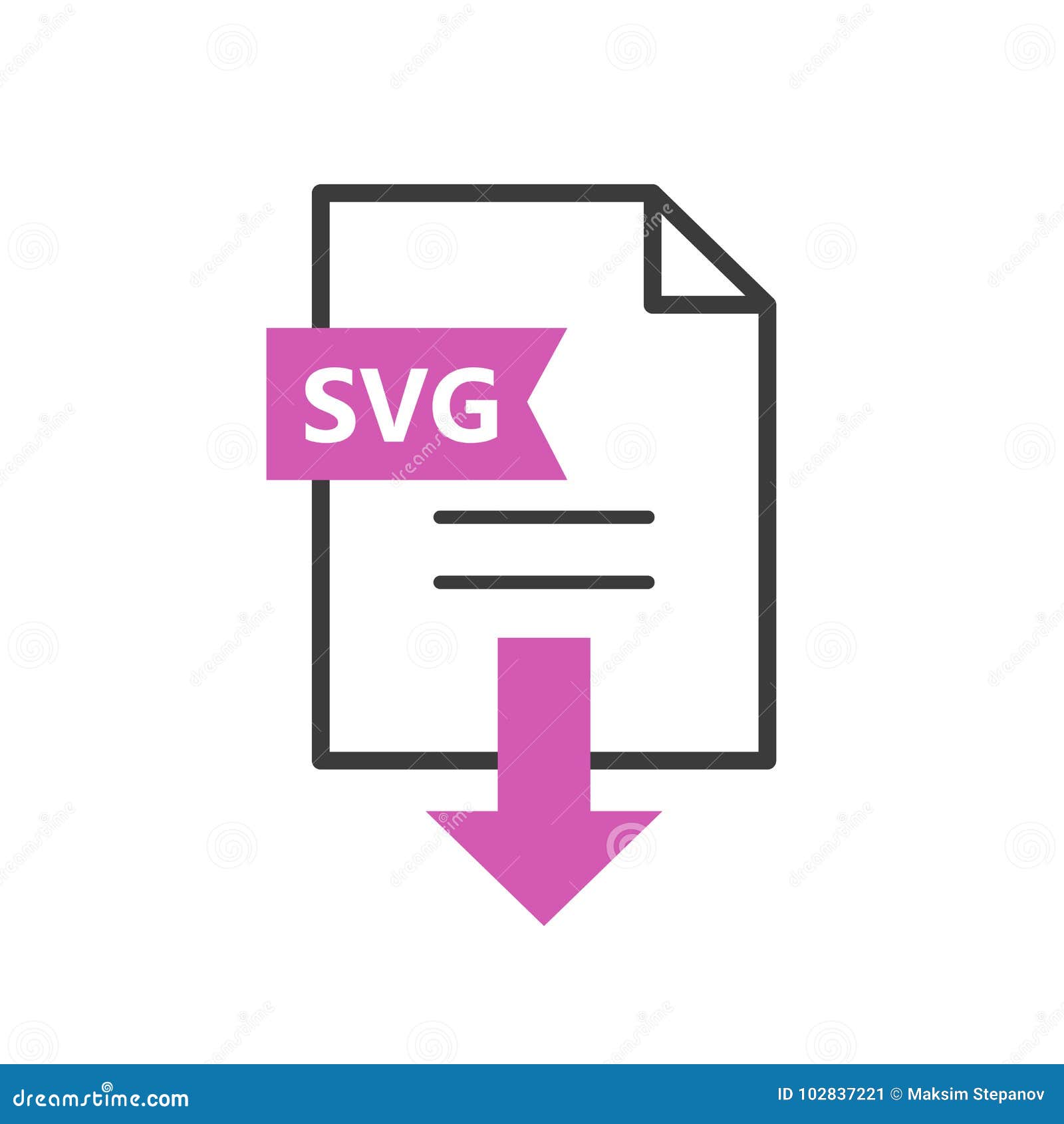 SVG Vector Icon. Download File Stock Vector - Illustration of info ...
