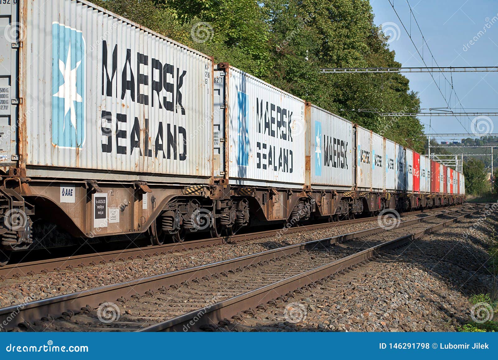 Svitavy, Czech Republic - Train Set In Tunnel. Passenger Train On The ...