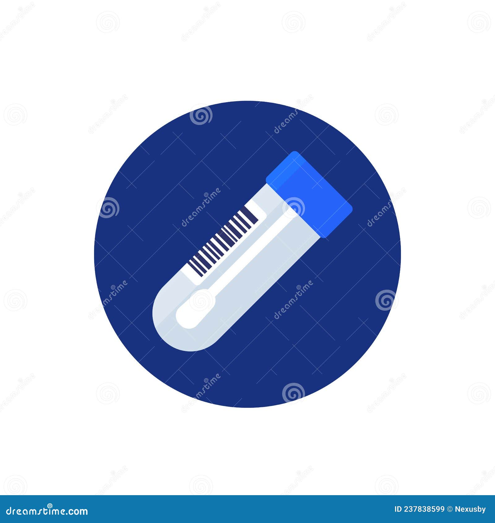 Swab Test, PCR Testing Procedure Icon, Vector Stock Vector ...