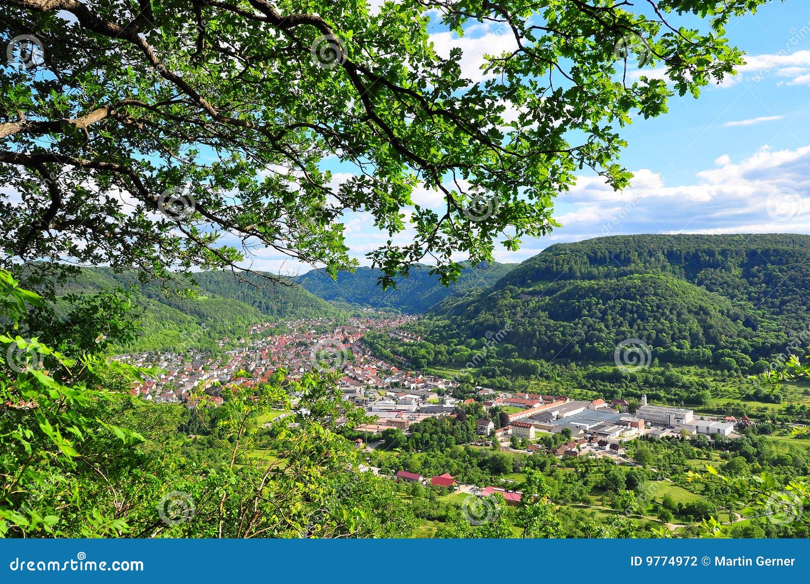 Swabian Alb view stock photo. Image of trees, swabia, wuerttemberg ...