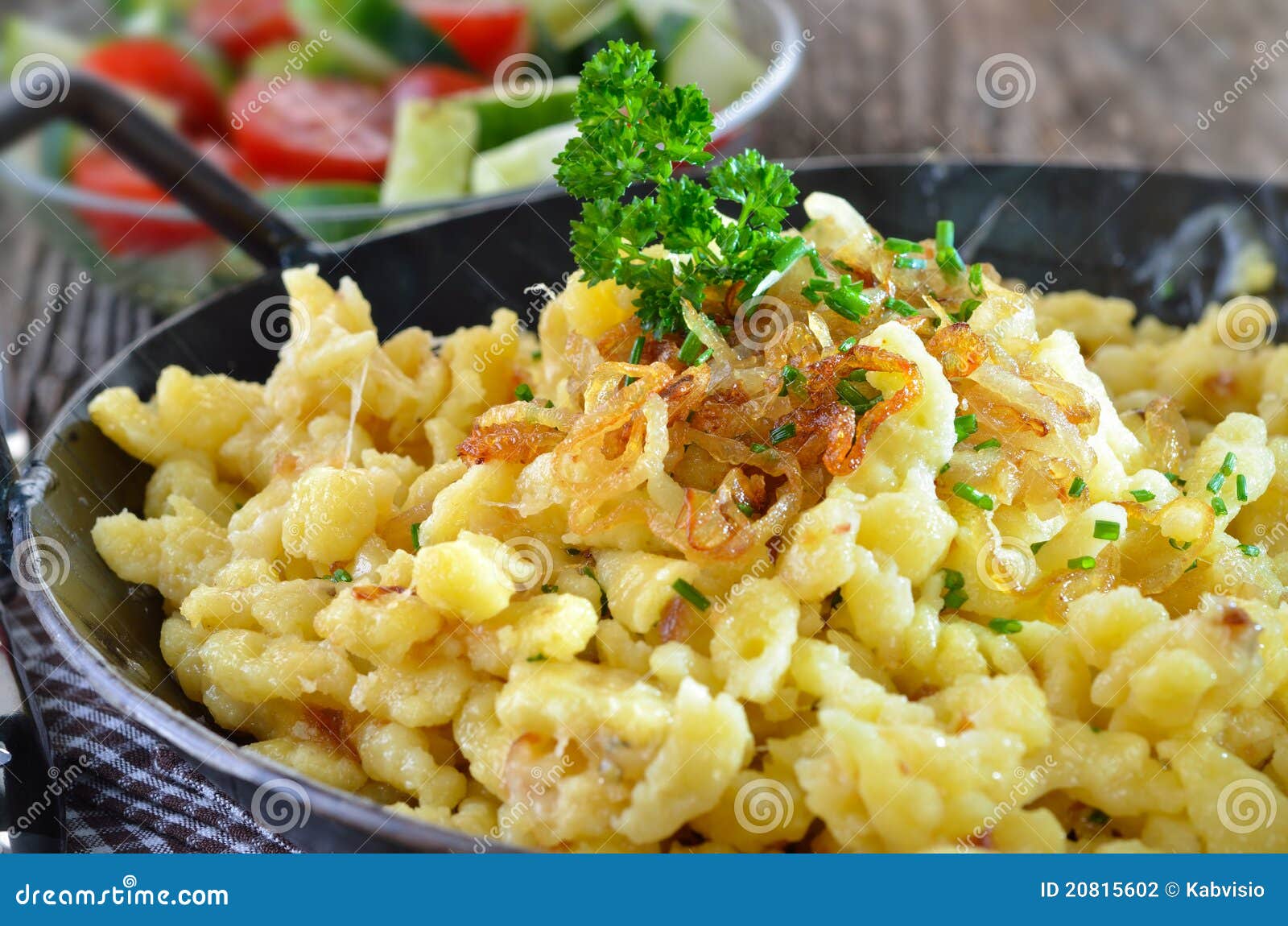 Swabian cheese noodles stock photo. Image of served, country - 20815602