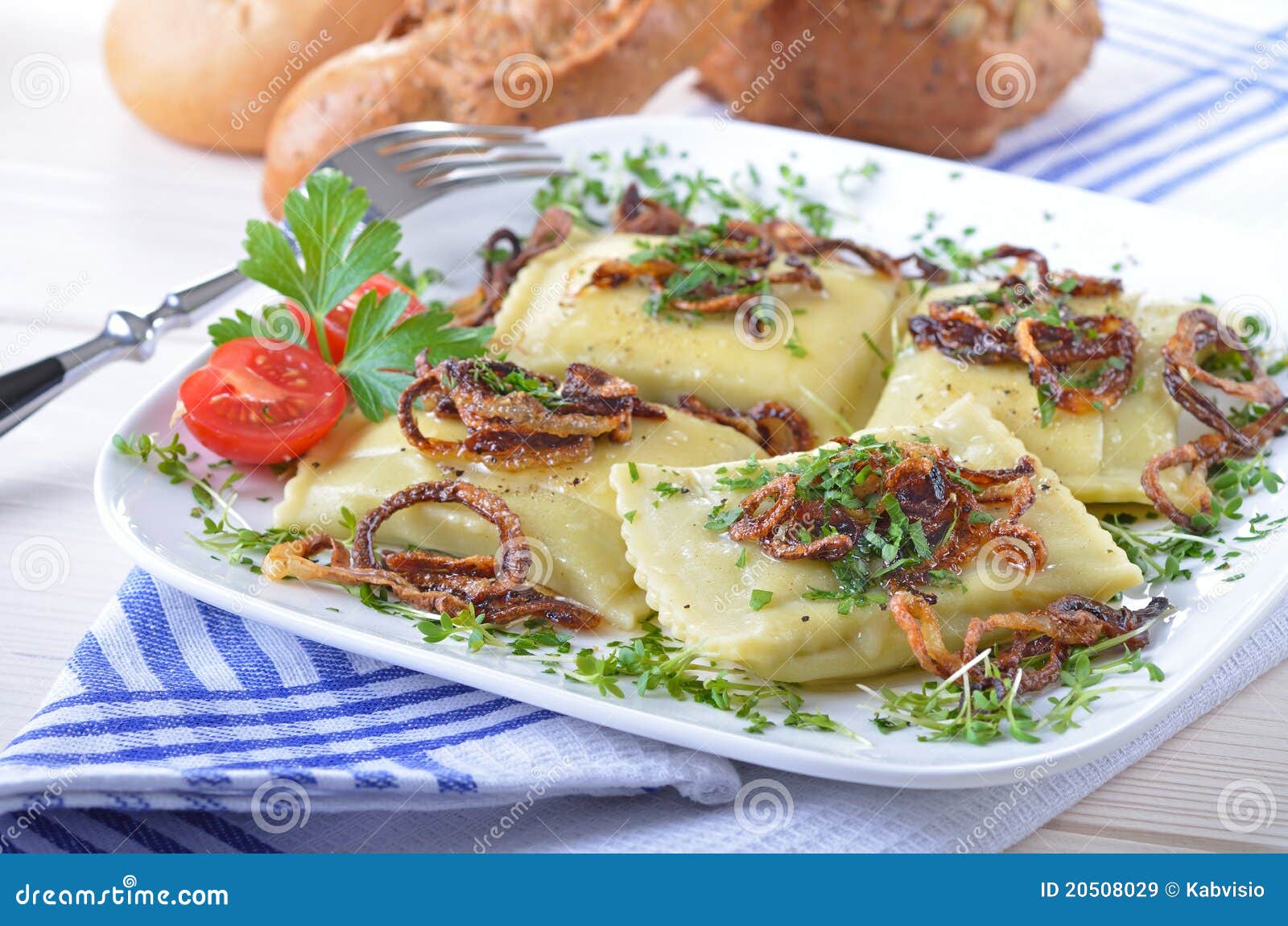 Swabian ravioli stock image. Image of meal, rolls, german - 20508029