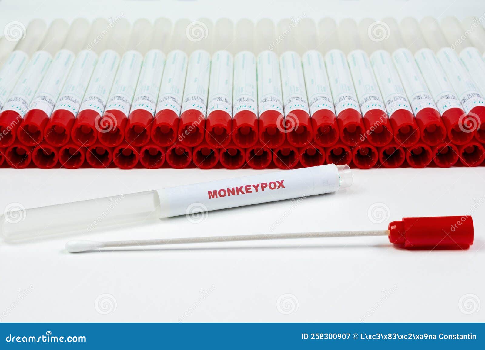 PCR Test for Monkeypox Screening Stock Image - Image of monkey, text ...