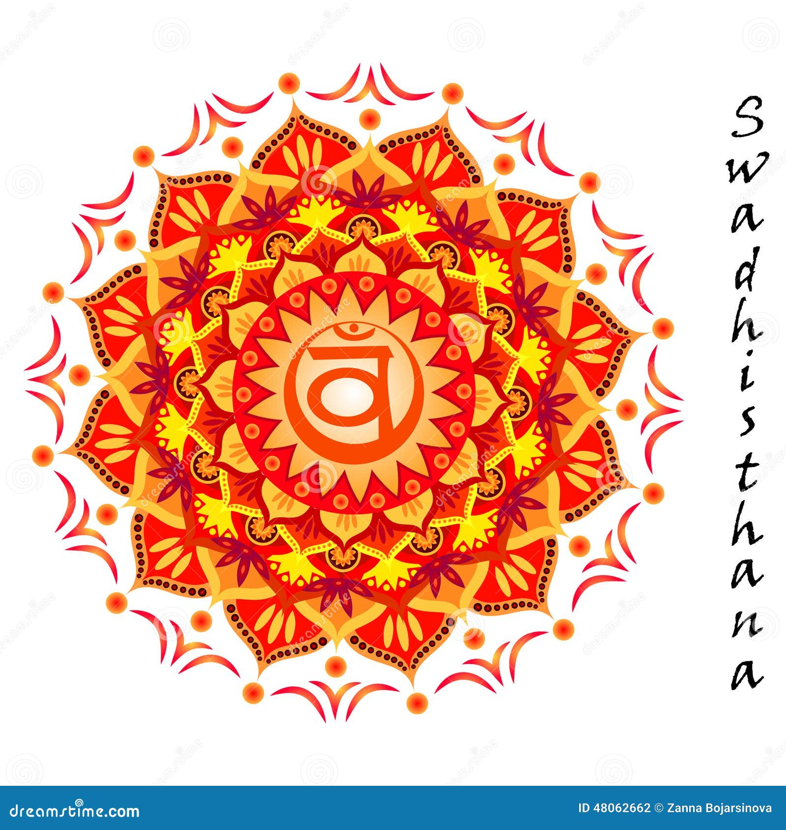 Swadhisthana Chakra - Ayurvedic Symbol Royalty-Free Stock Photography ...