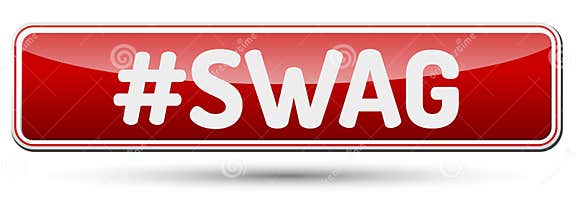 SWAG - Abstract Beautiful Button with Text. Stock Vector - Illustration ...