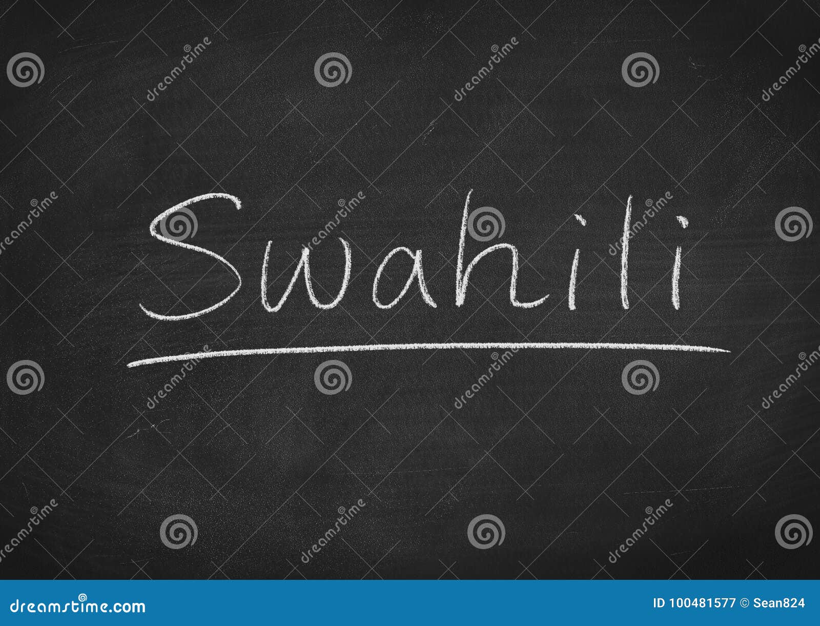 Swahili immagine stock. Immagine di imparare, comunicazione - 100481577