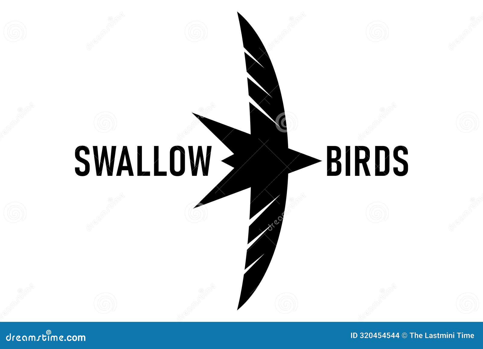 Swallow Birds Design Logo Vector Stock Vector - Illustration of banner ...