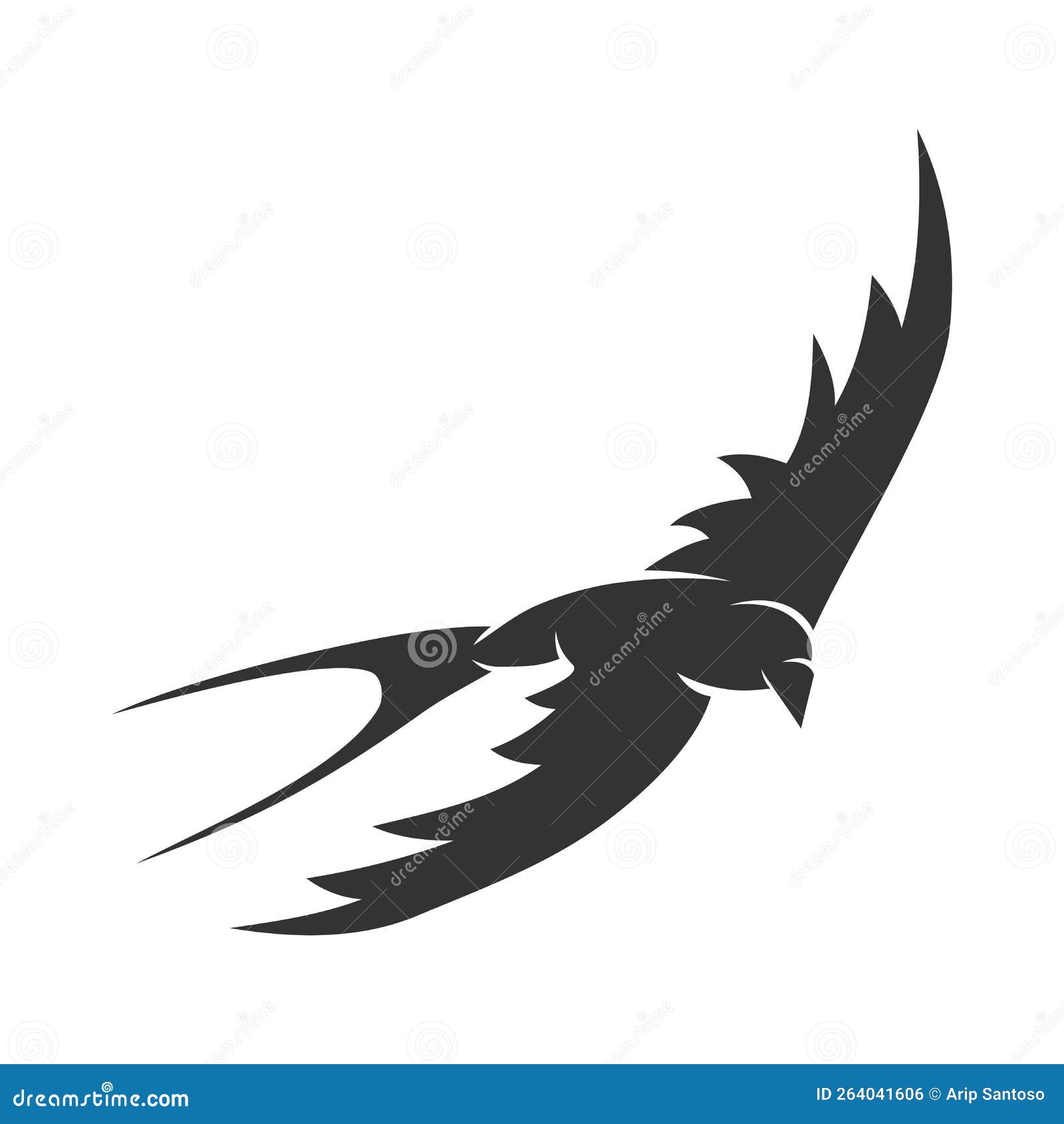 Swallow Logo Template Icon Illustration Brand Identity Stock Vector ...