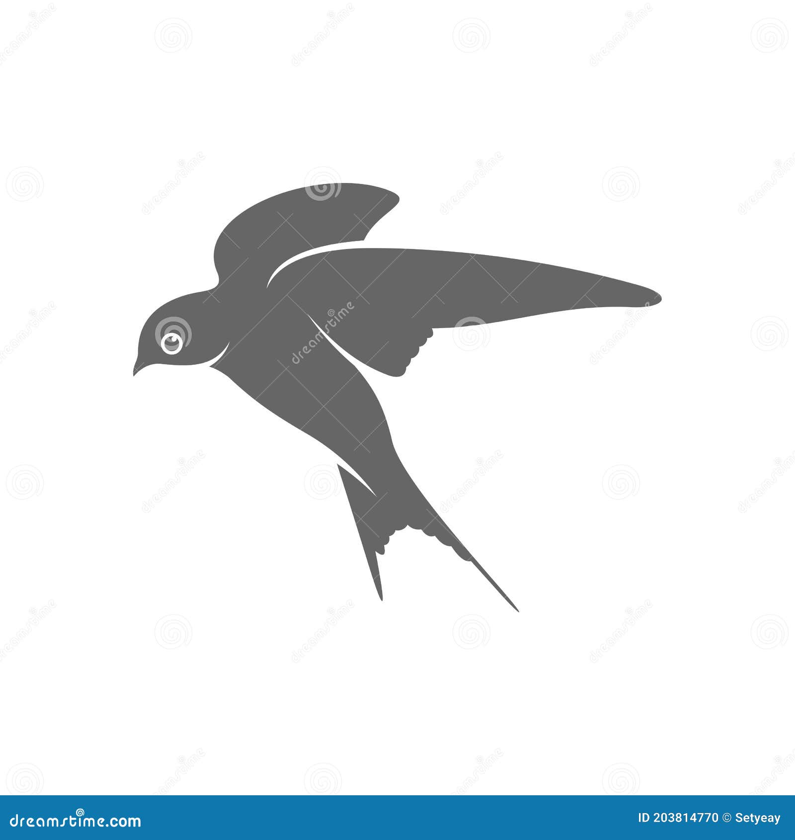 Swallow Logo Vector Template, Creative Swallow Logo Design Concepts ...